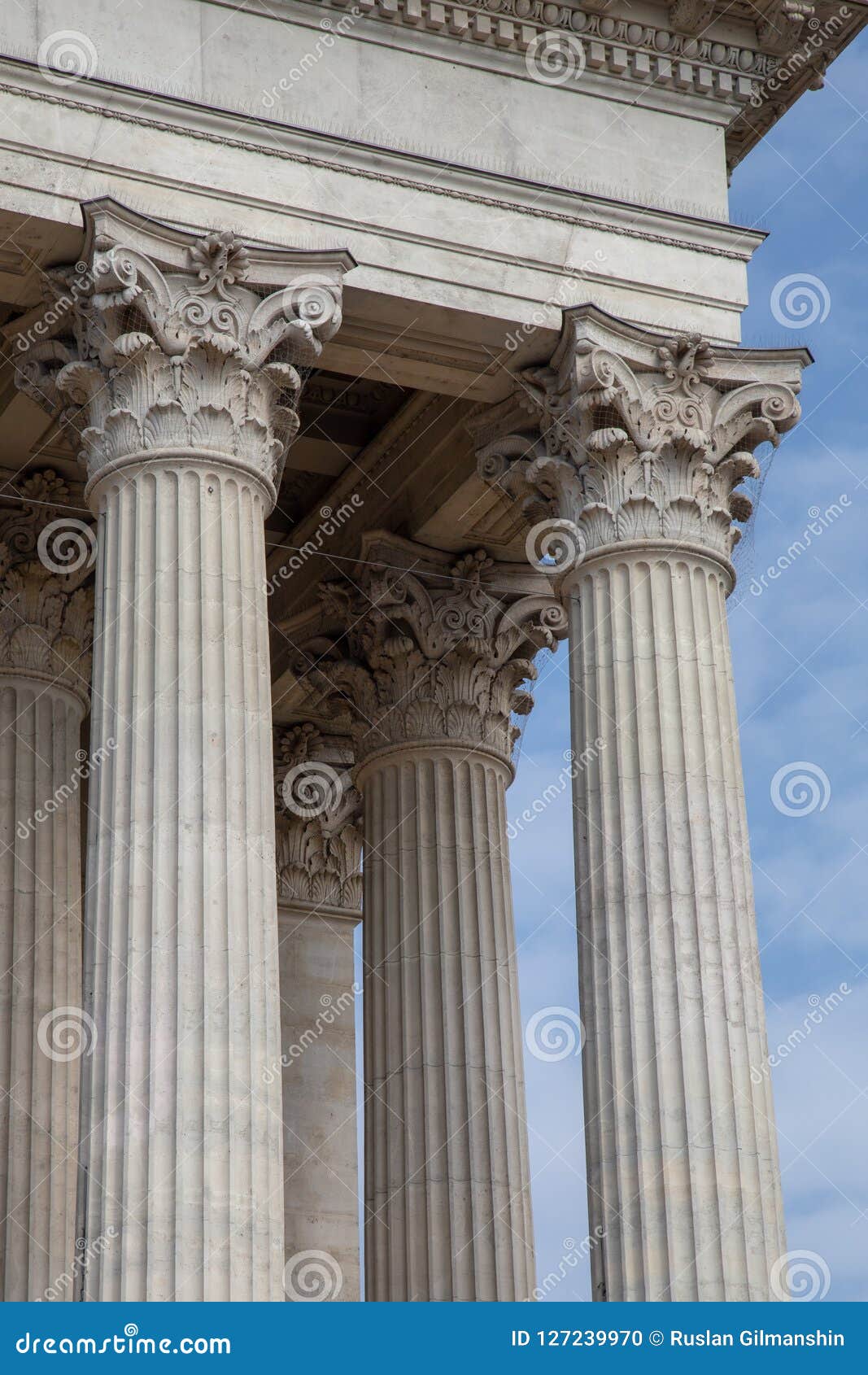 Vintage Old Justice Courthouse Column Stock Photo - Image of edge, foot ...
