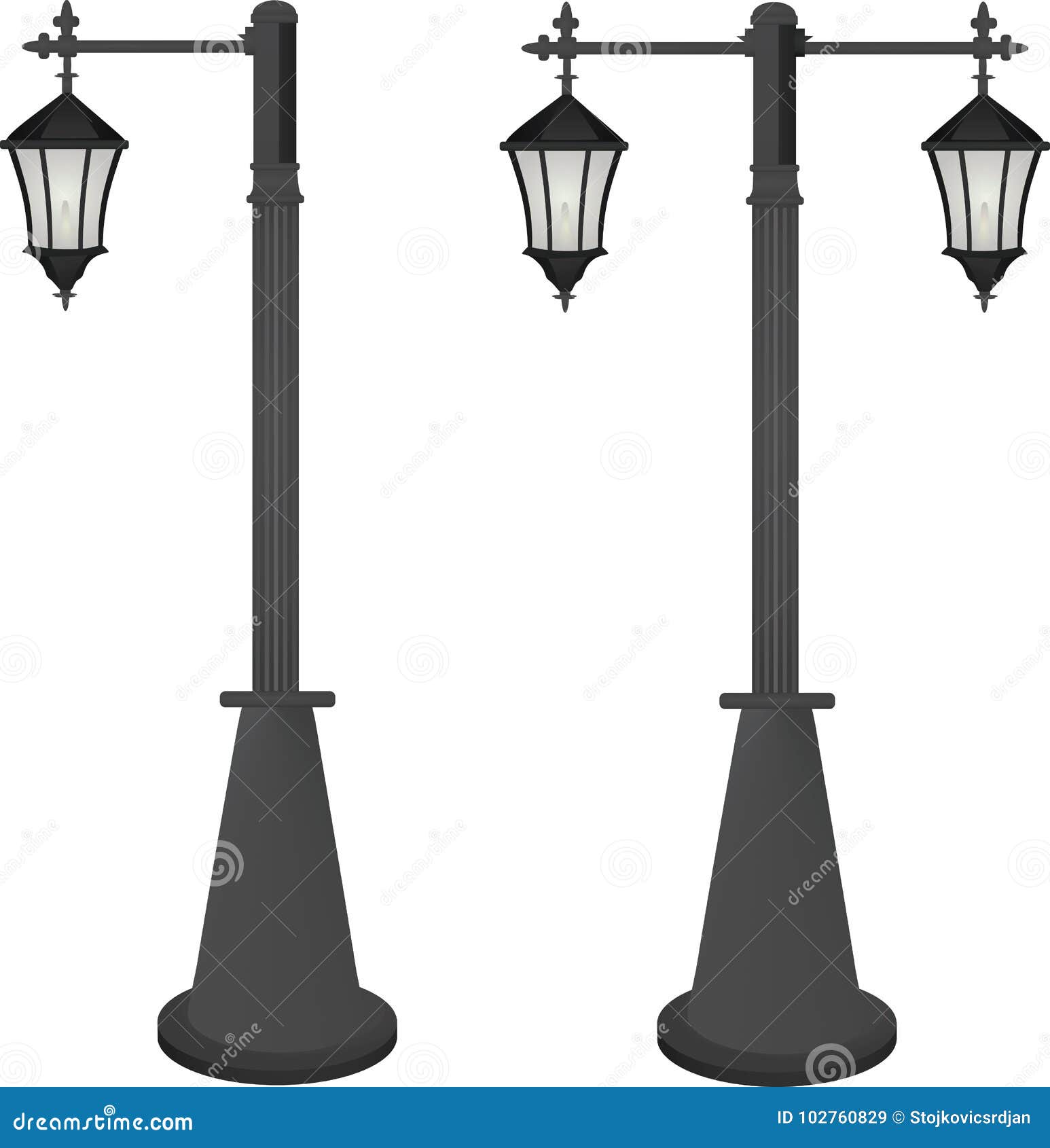 Vintage old lantern stock vector. Illustration of streetlamp - 102760829