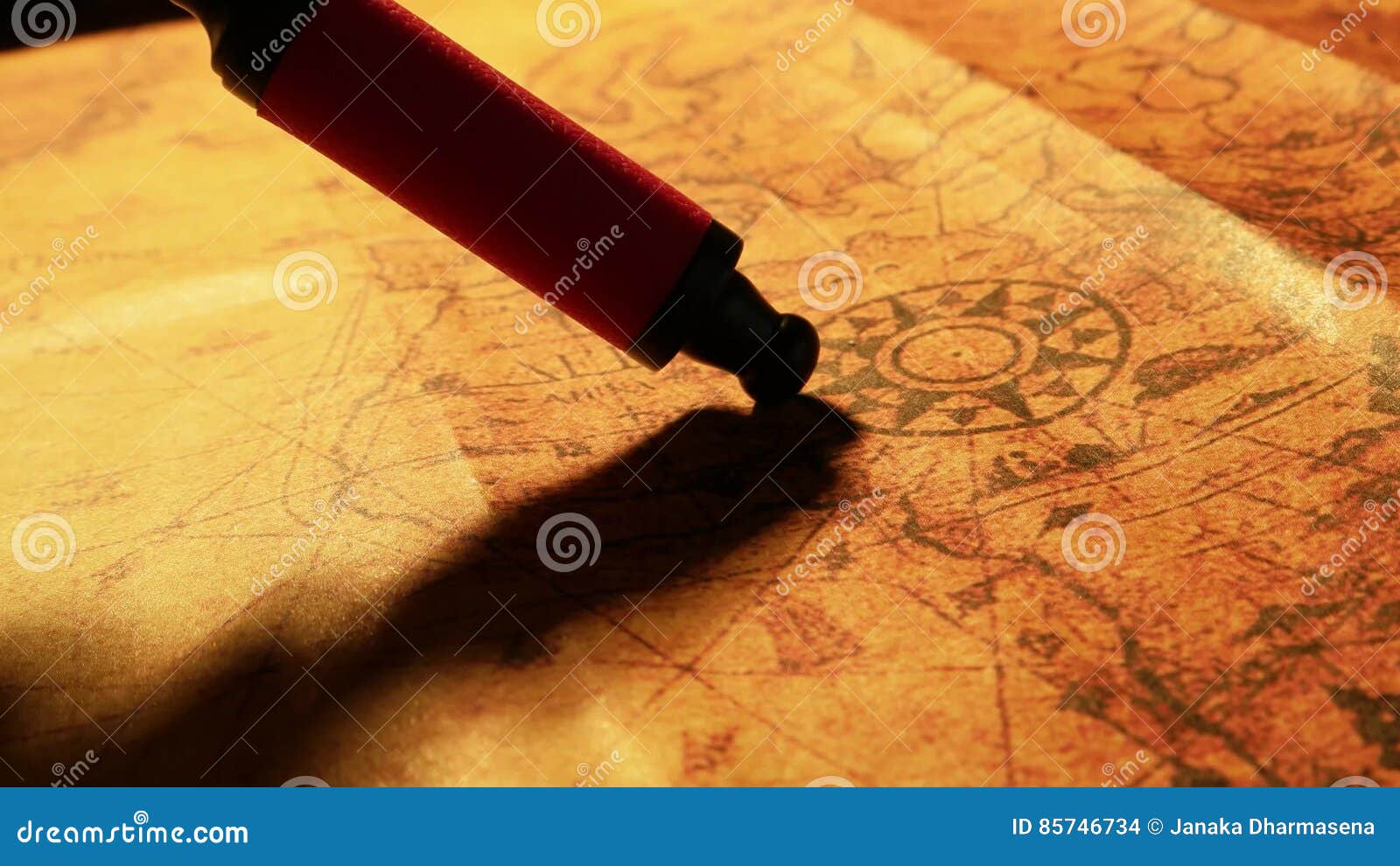 Vintage old map stock footage. Video of cartography, century - 85746734