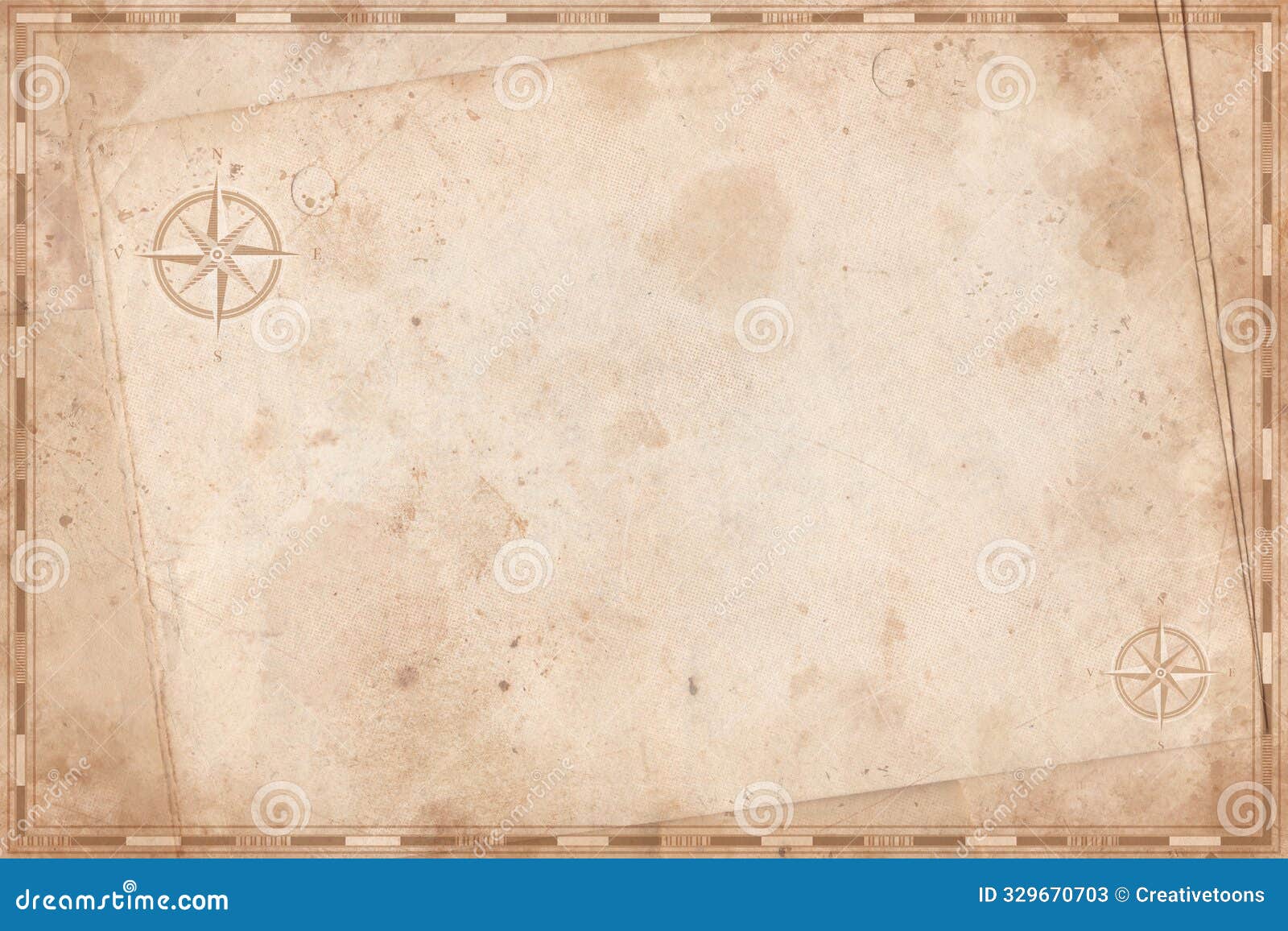 Blank Treasure Map Stock Photography | CartoonDealer.com #24761738