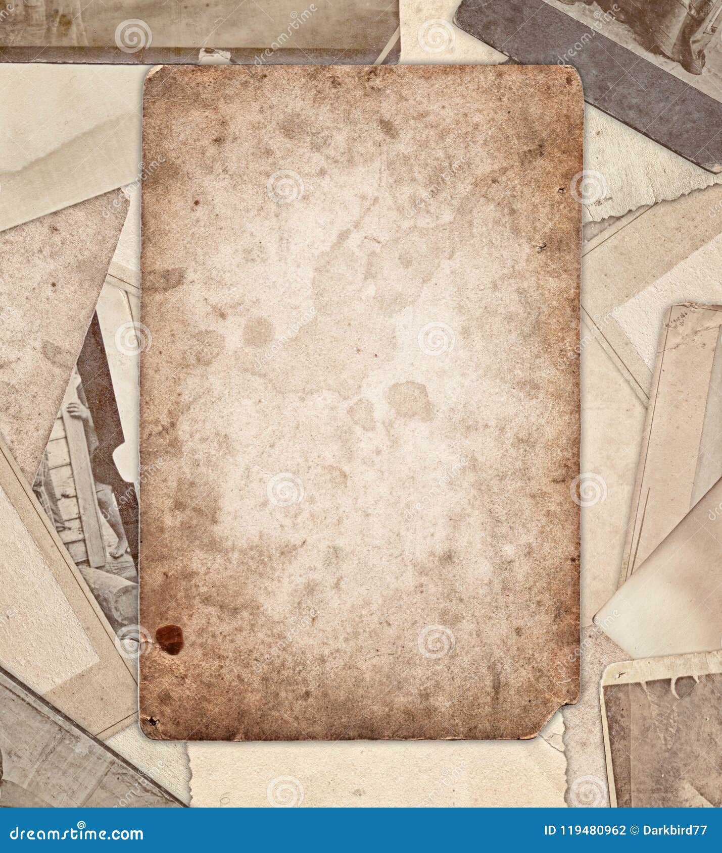 Vintage Old Photos Border Royalty-Free Stock Image | CartoonDealer.com ...