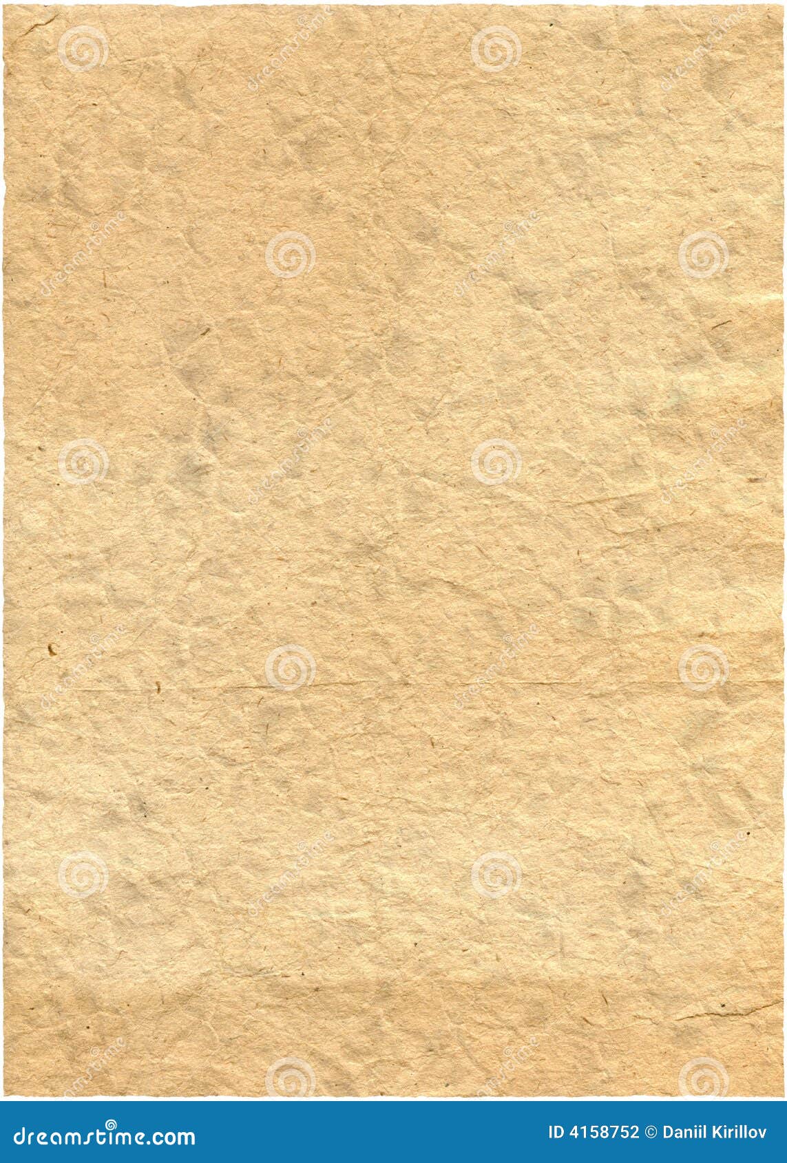 Vintage Old Retro Ripped Paper Stock Photo - Image of crumpled, damaged ...