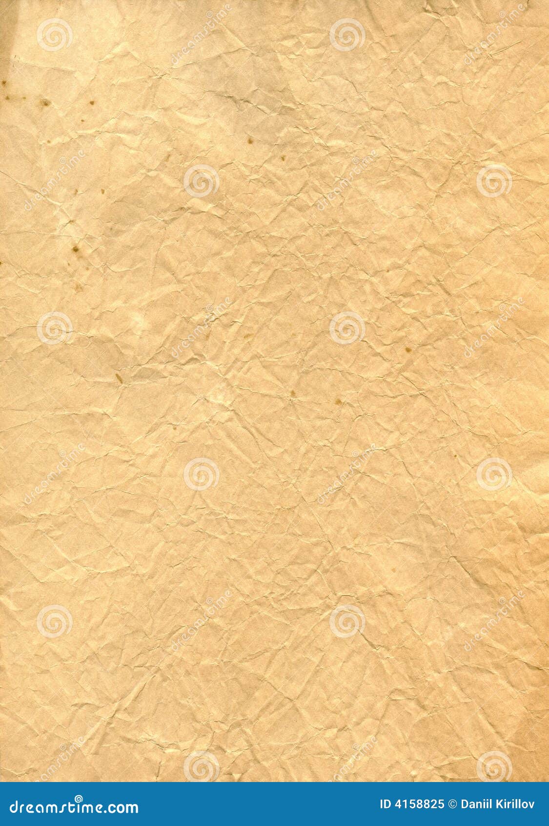 Vintage Old Retro Ripped Paper Picture. Image: 4158825