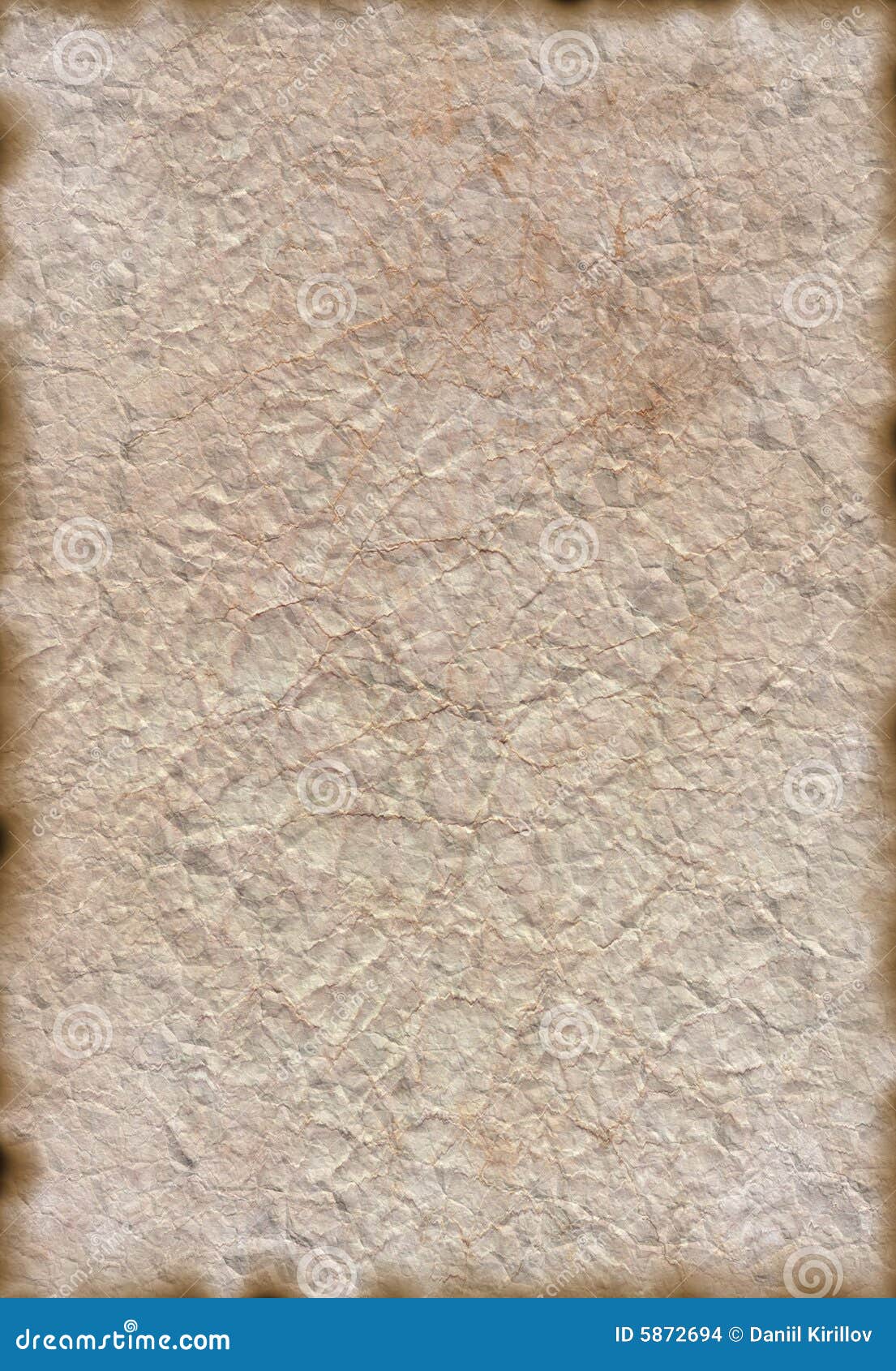 Vintage Old Retro Ripped Paper Stock Photo - Image of crumpled, pattern ...