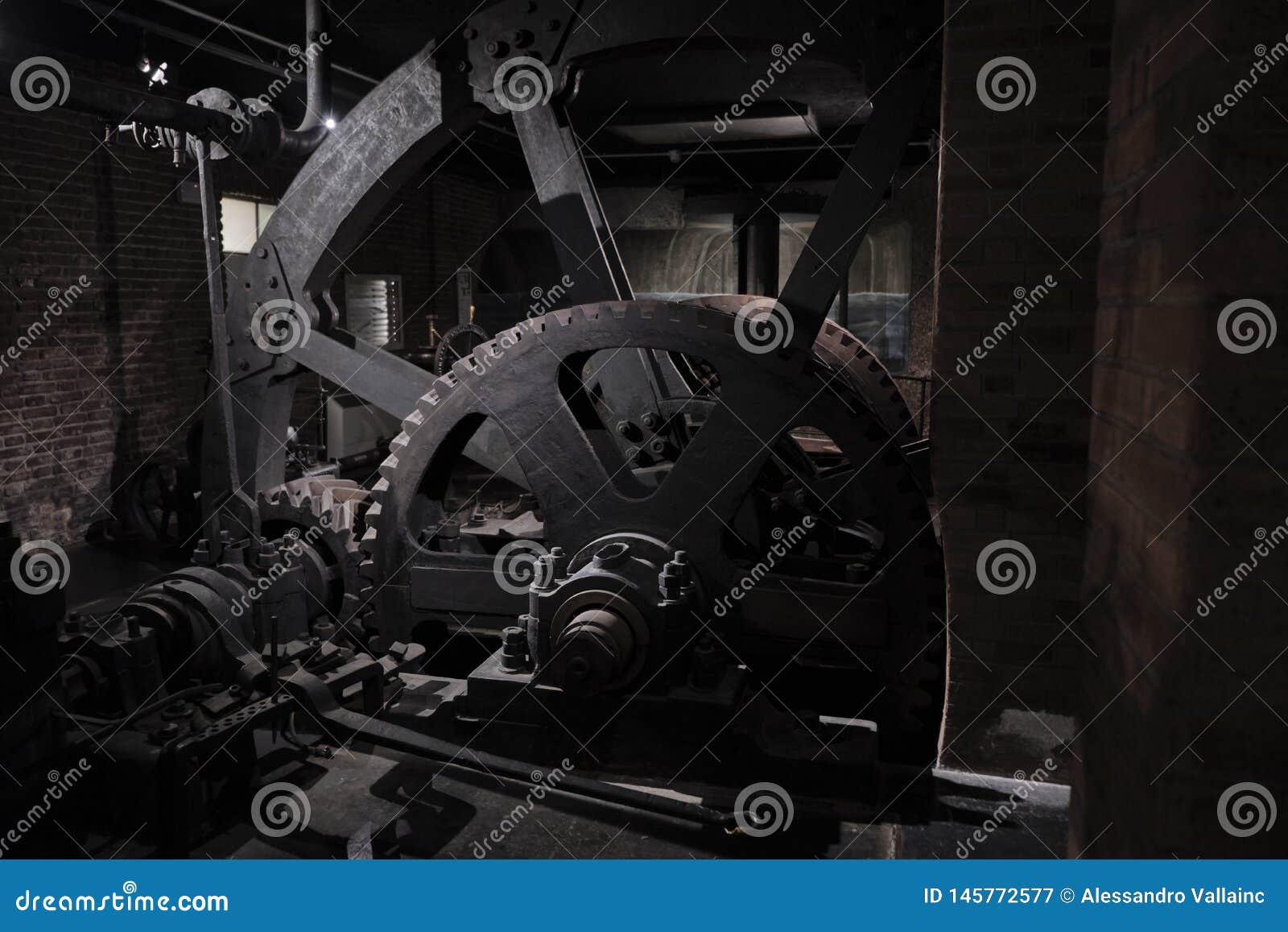Vintage Old Rotary Machine Heavy Industry and Machine Building Stock ...