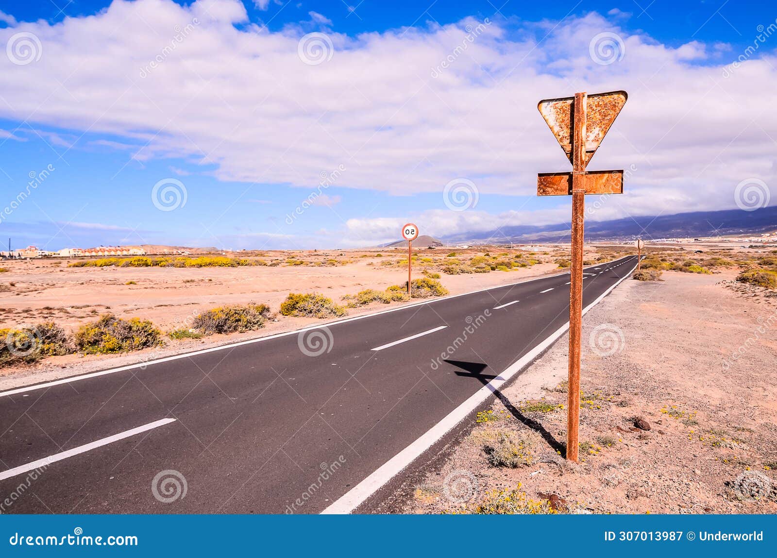 Vintage Old Rusty Road Sign Stock Image - Image of direction, obsolete ...