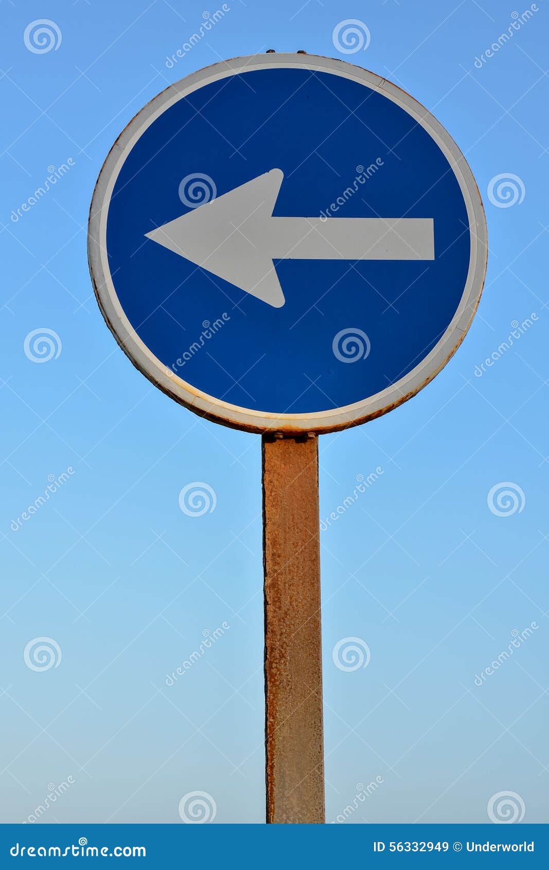 Vintage Old Rusty Road Sign Stock Image - Image of text, background ...