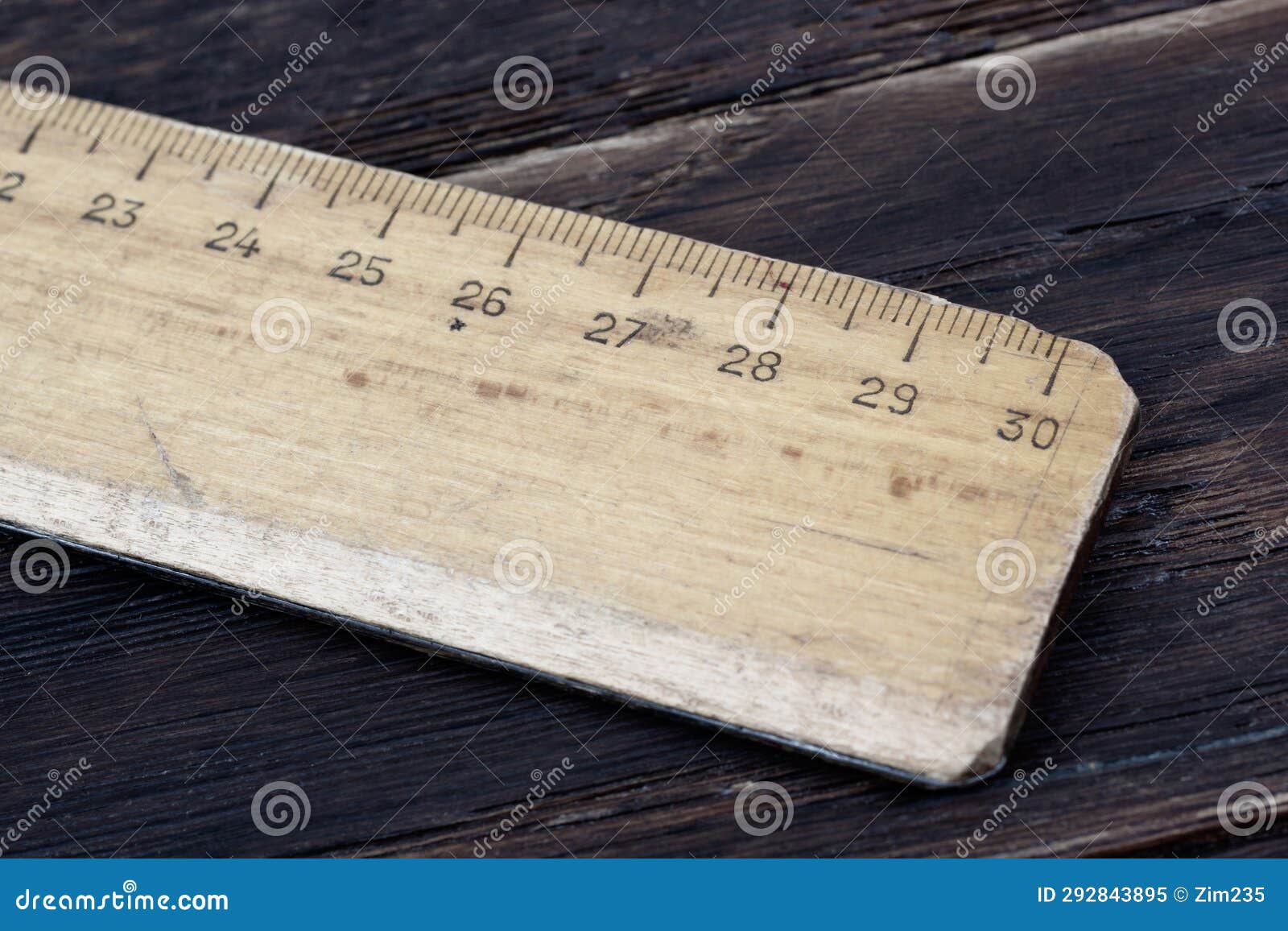 Vintage Old School Ruler Royalty-Free Stock Photography | CartoonDealer ...
