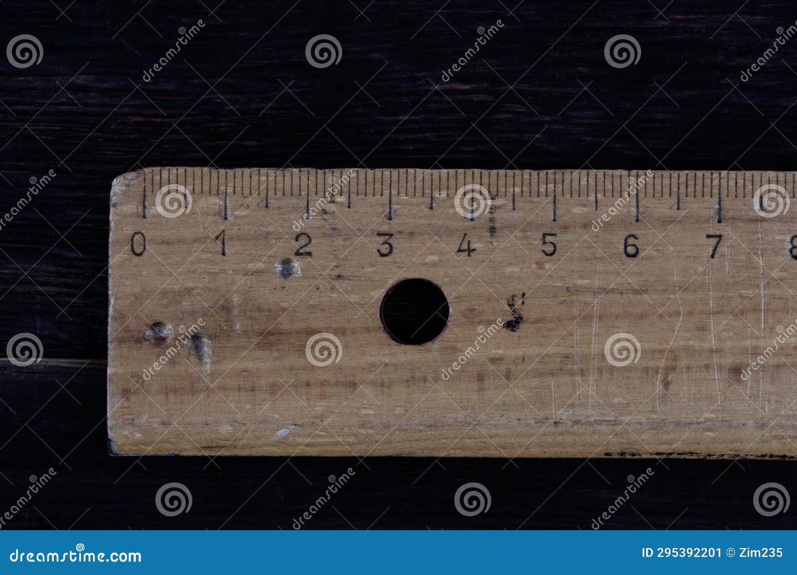 Vintage old school ruler stock image. Image of size - 295392201
