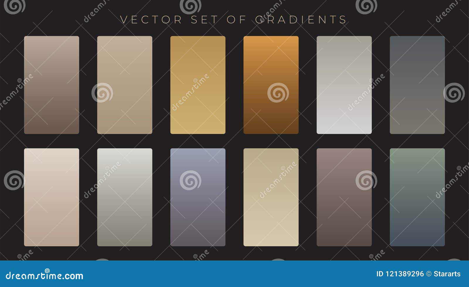 Vintage Old Style Gradient Set Stock Vector - Illustration of rosy ...