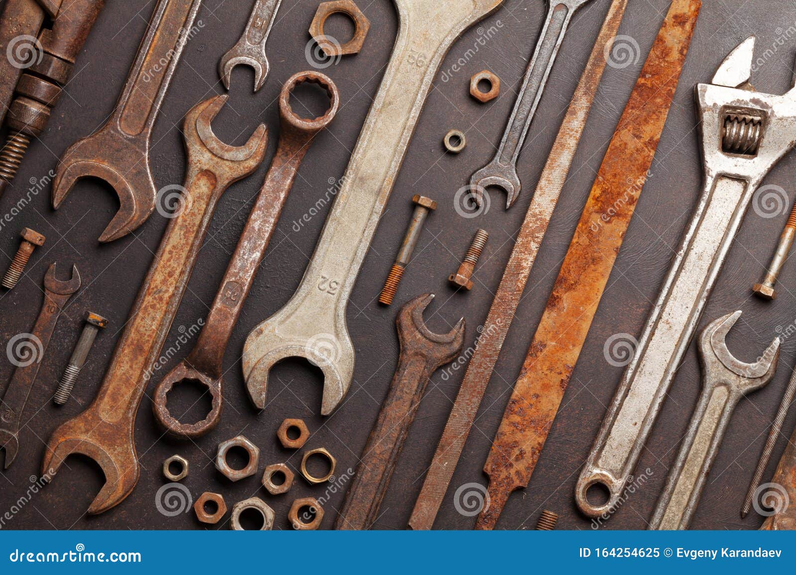 Vintage tools stock image. Image of metal, industry - 164254625