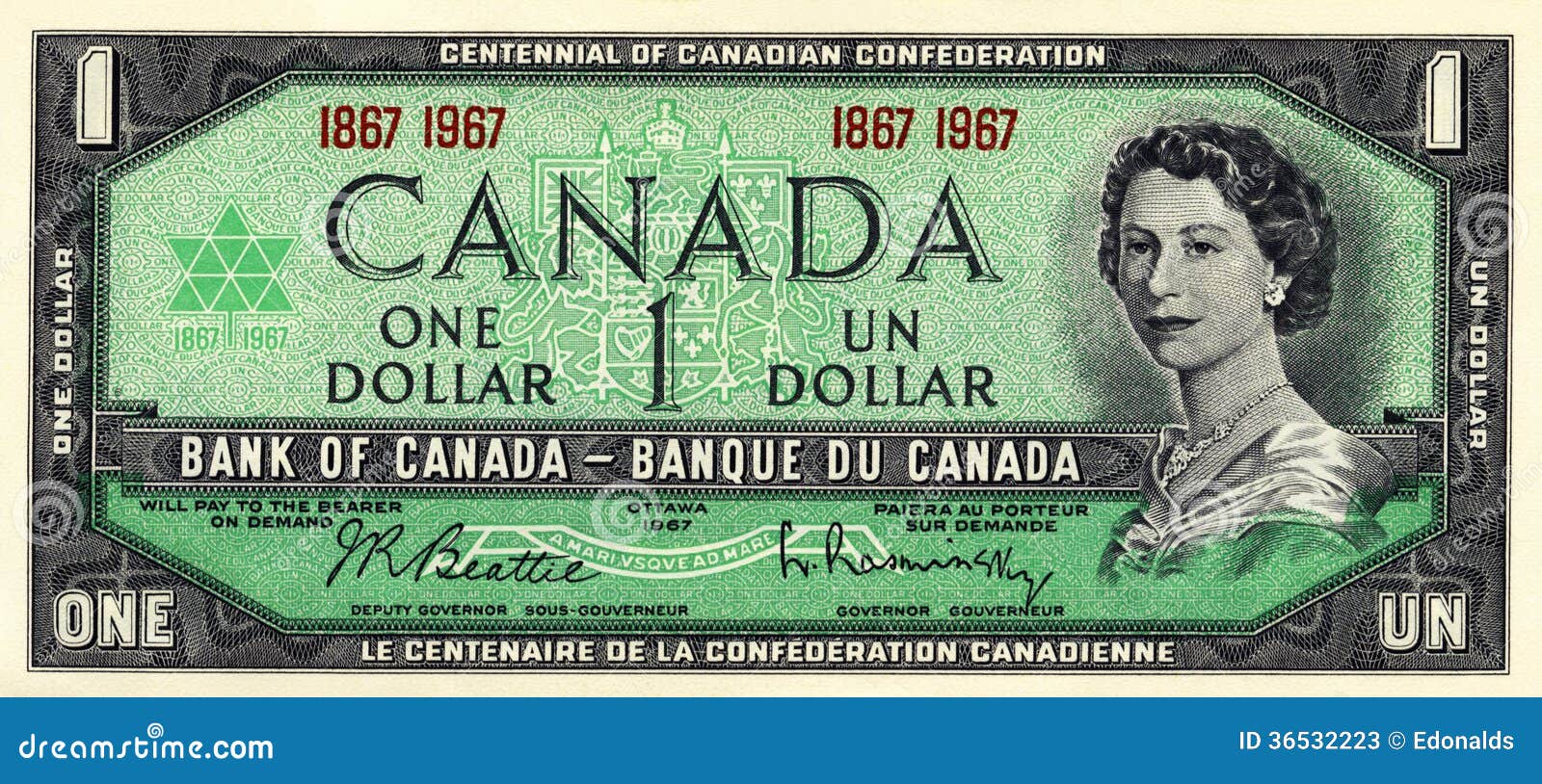 Vintage One Dollar Bill editorial stock photo. Image of vintage - 36532223