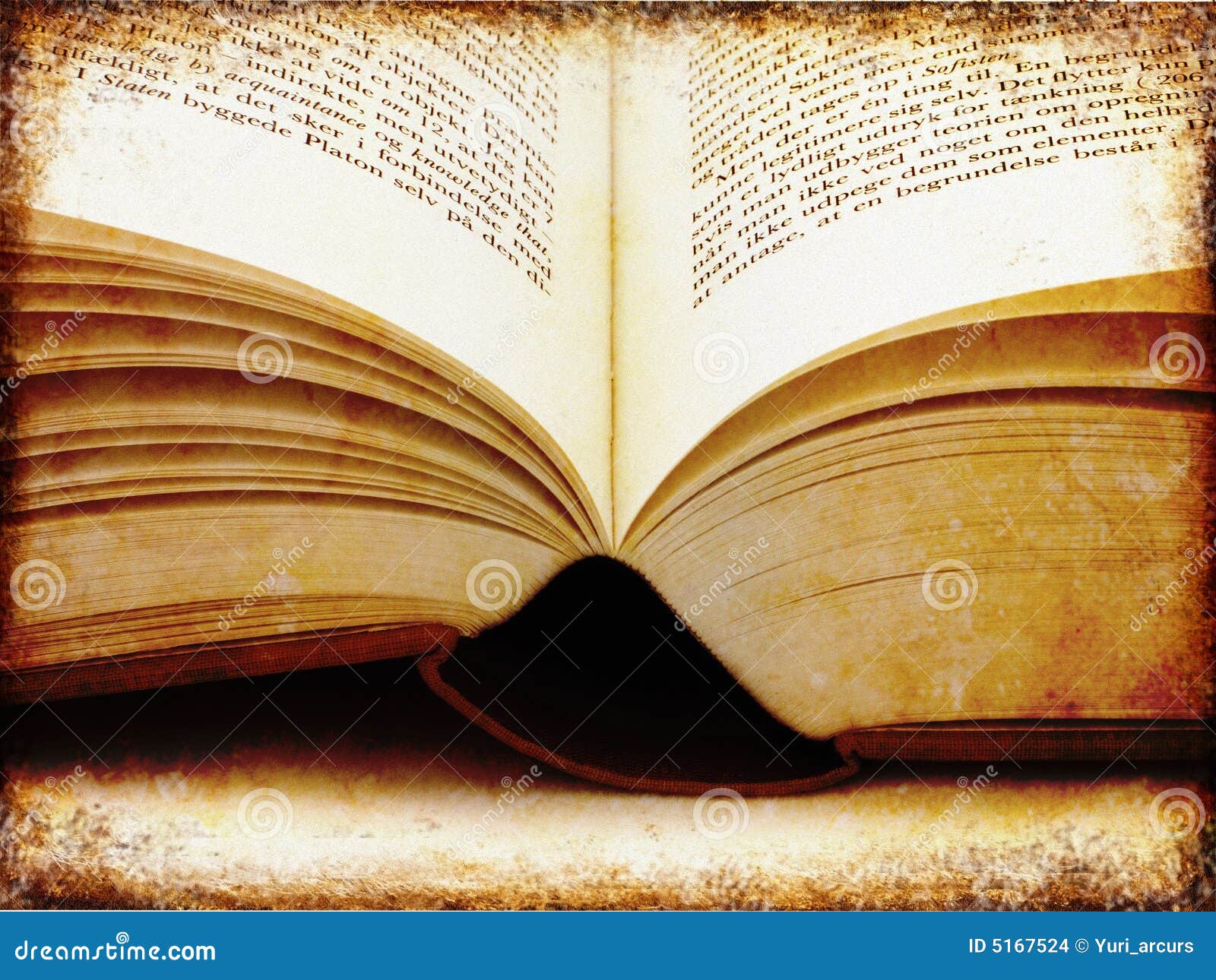 Vintage open book stock photo. Image of academy, macro - 5167524