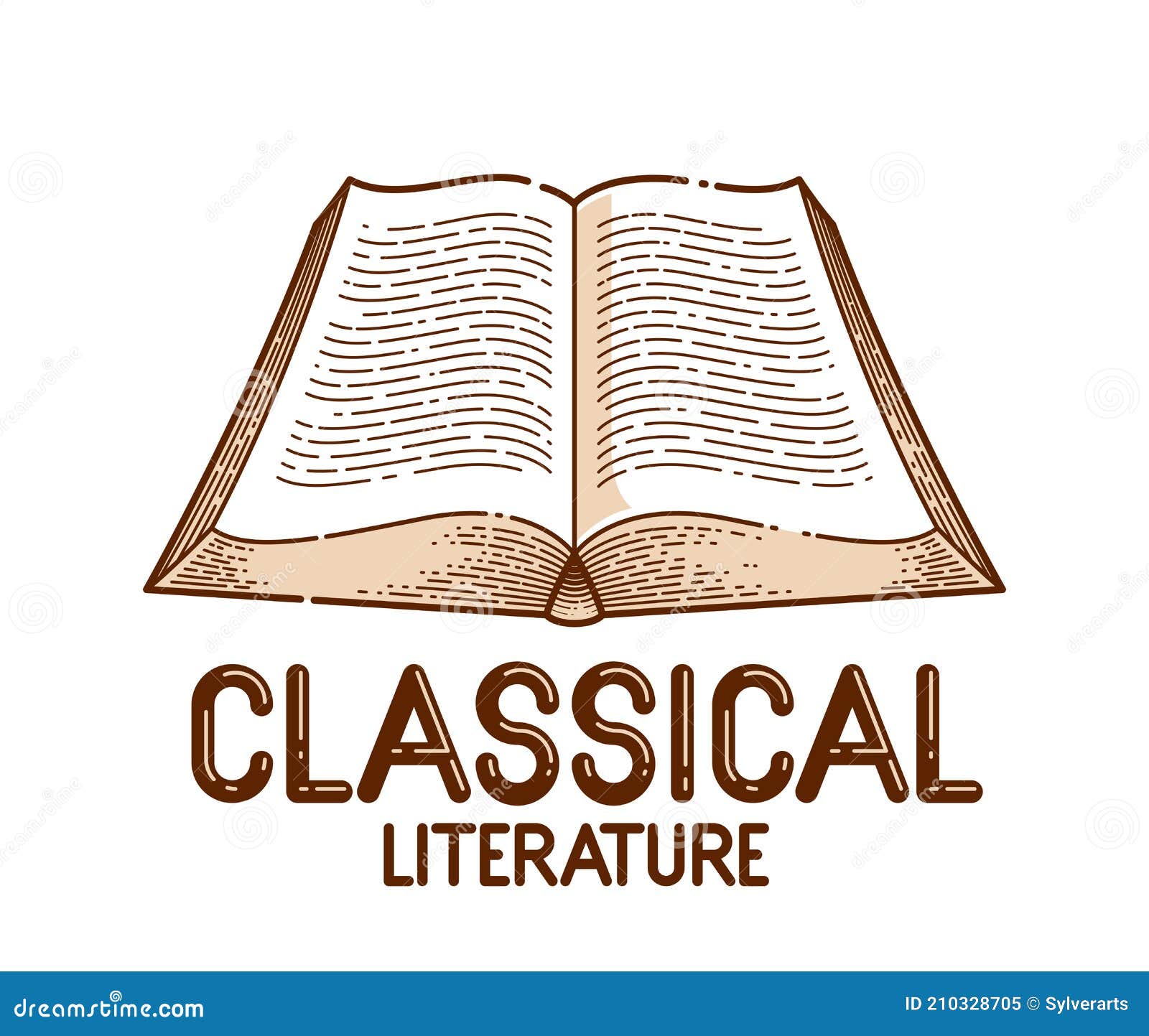 Vintage Open Book Vector Graphic Design Element, Literature and Reading ... Vintage Open Book Vector Graphic Design Element, Literature and Reading ...