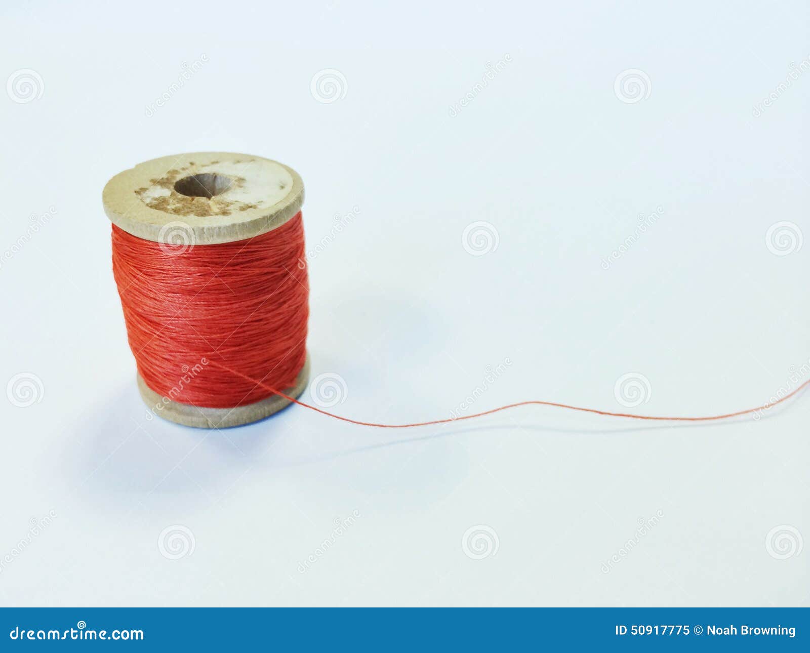Vintage Orange Spool stock image. Image of single, wooden - 50917775