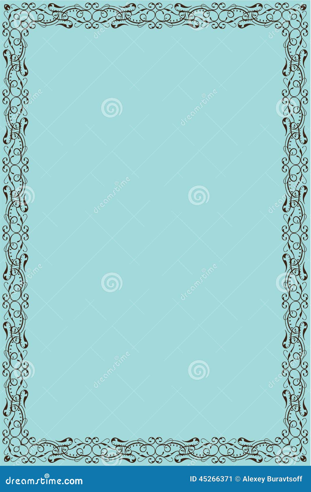 Vintage orient frame stock vector. Illustration of drawing - 45266371