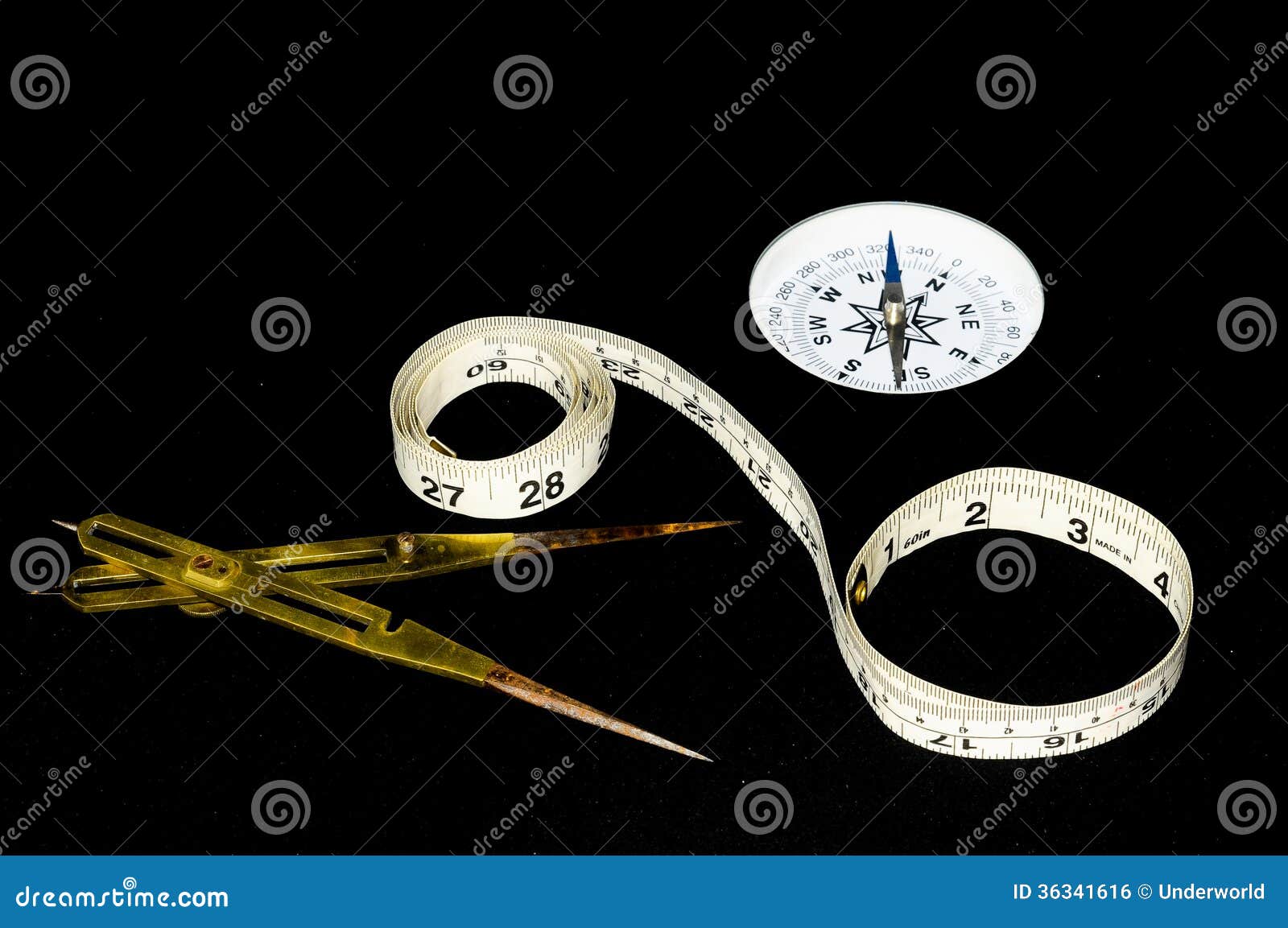 Vintage Orientation Tools stock photo. Image of vintage - 36341616