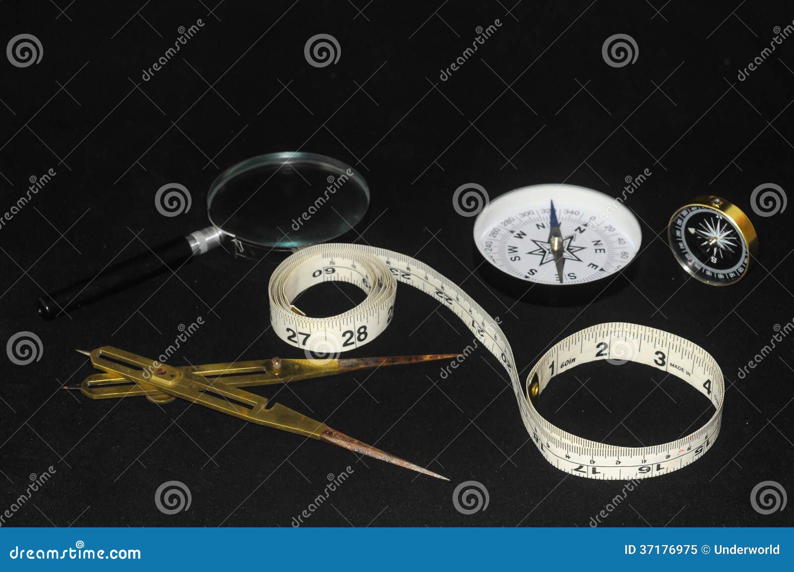 Vintage Orientation Tools Stock Photo | CartoonDealer.com #209944116