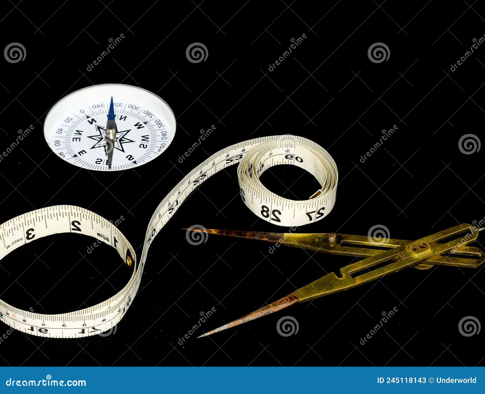 Vintage Orientation Tools stock image. Image of tools - 245118143