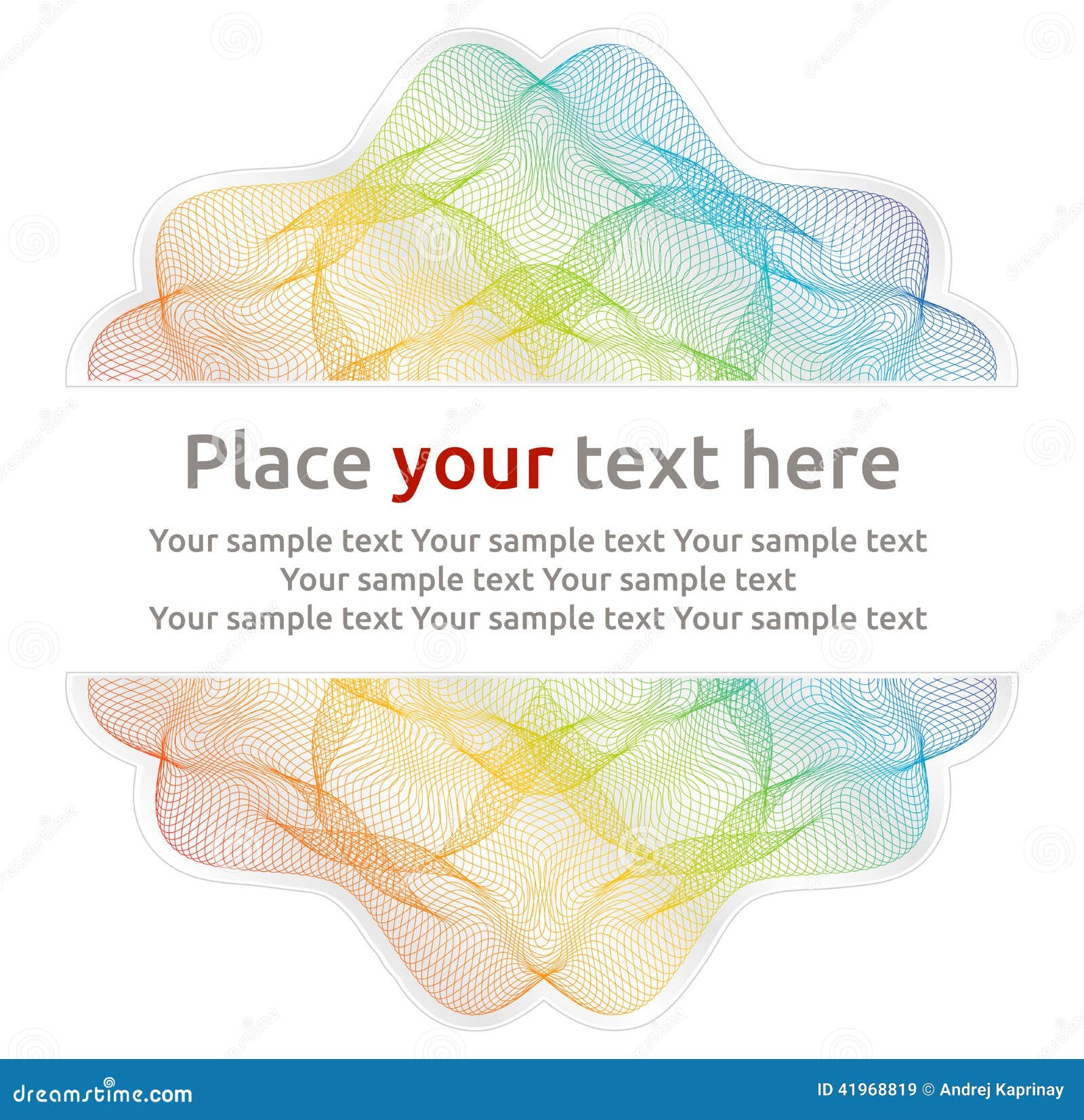 Vintage Ornament for Your Text Stock Vector - Illustration of curve ...