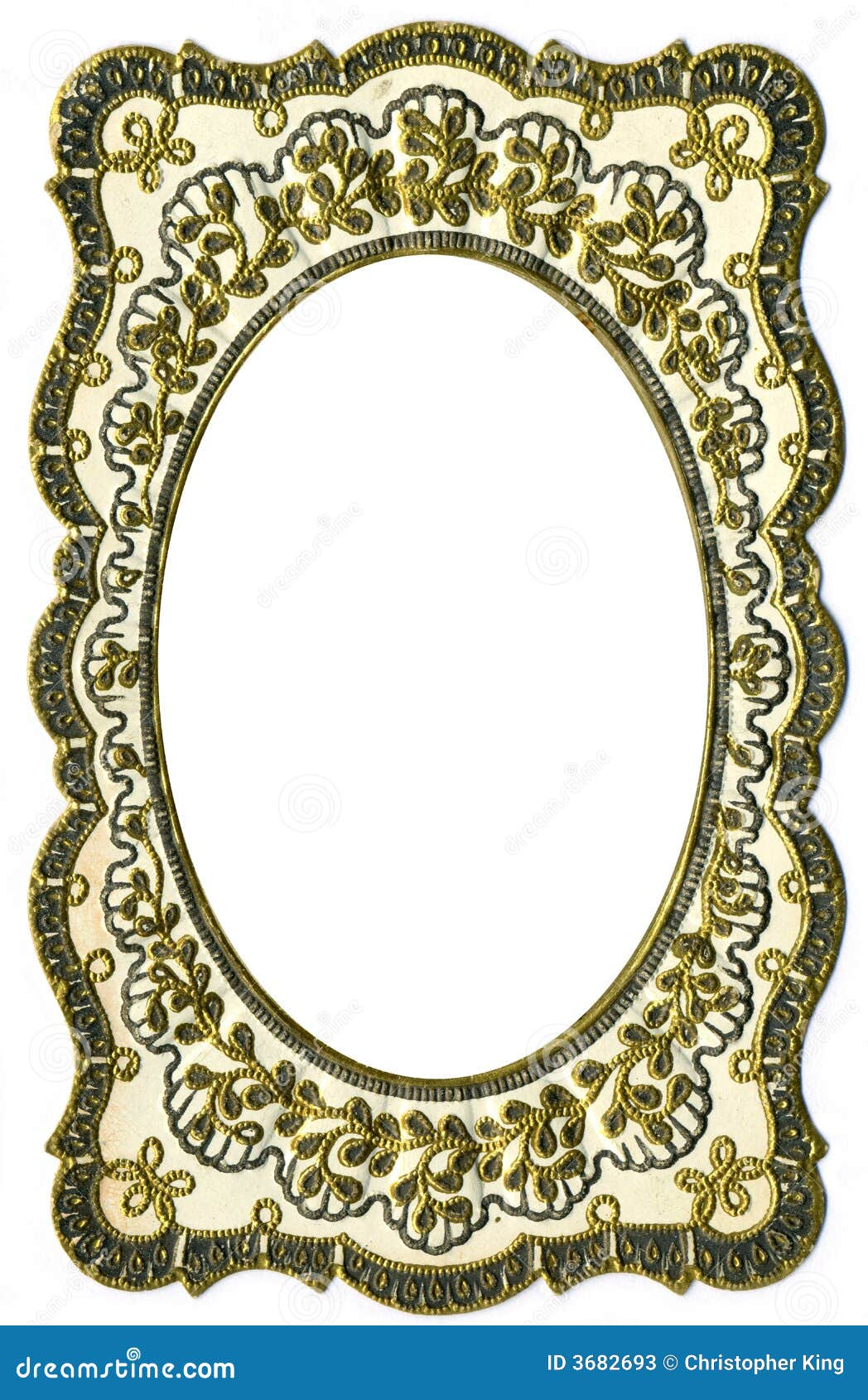 Vintage Ornamental frame stock image. Image of gold, element - 3682693