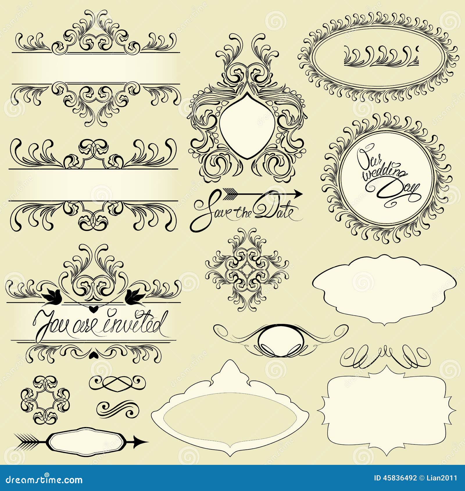 Vignettes Design Stock Illustrations – 2,883 Vignettes Design Stock ...