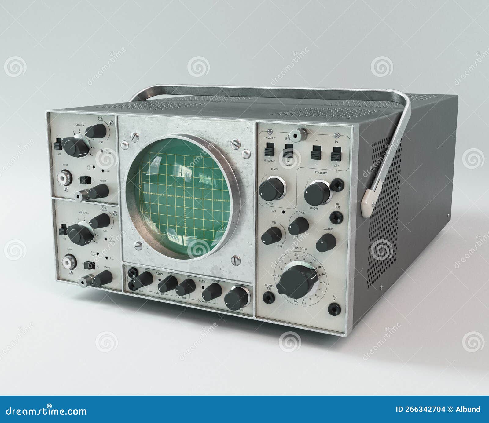 Oscilloscope Machine Stock Image | CartoonDealer.com #35730283
