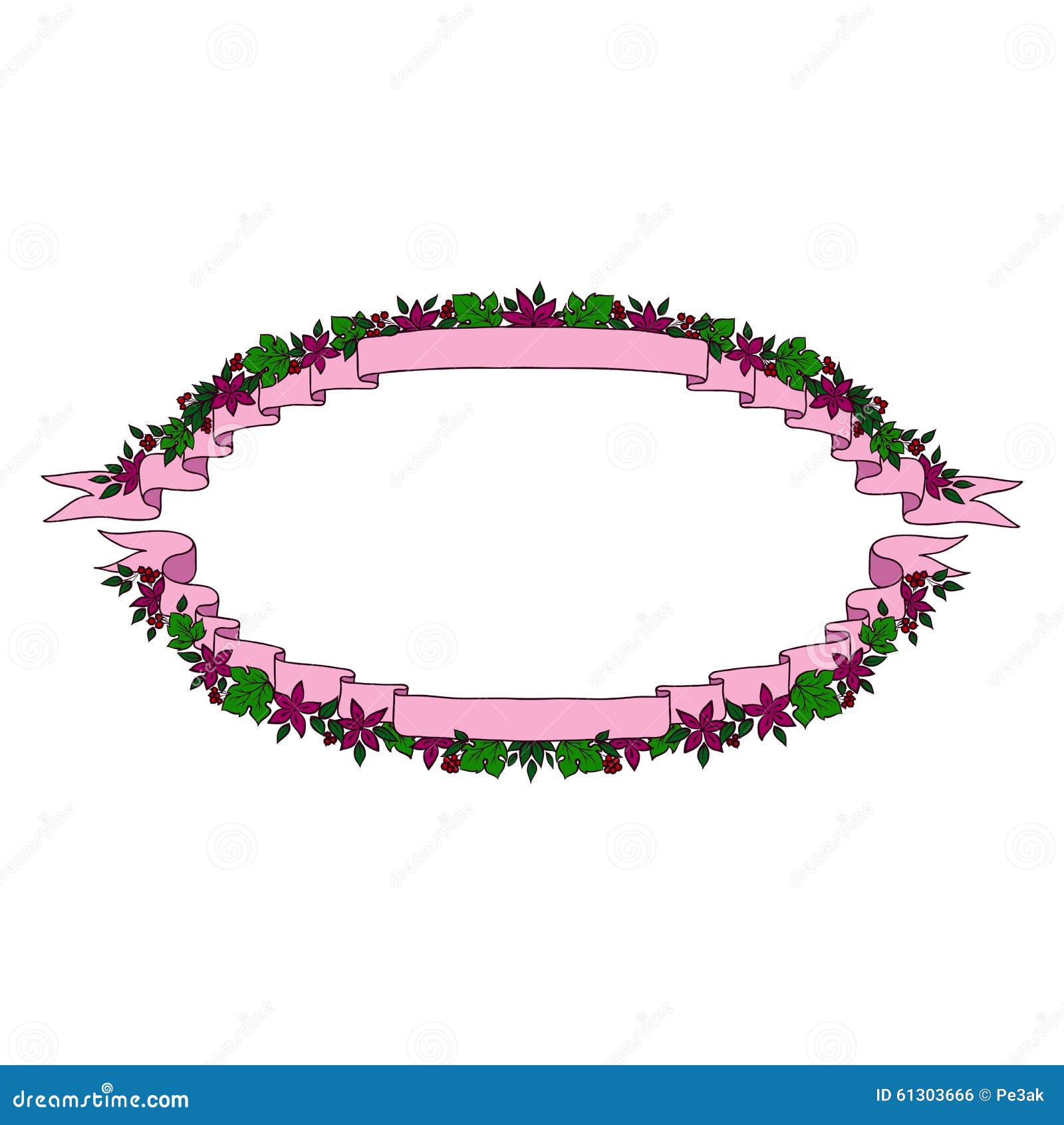 Vintage Oval Ribbon Banners Stock Vector - Illustration of history ...