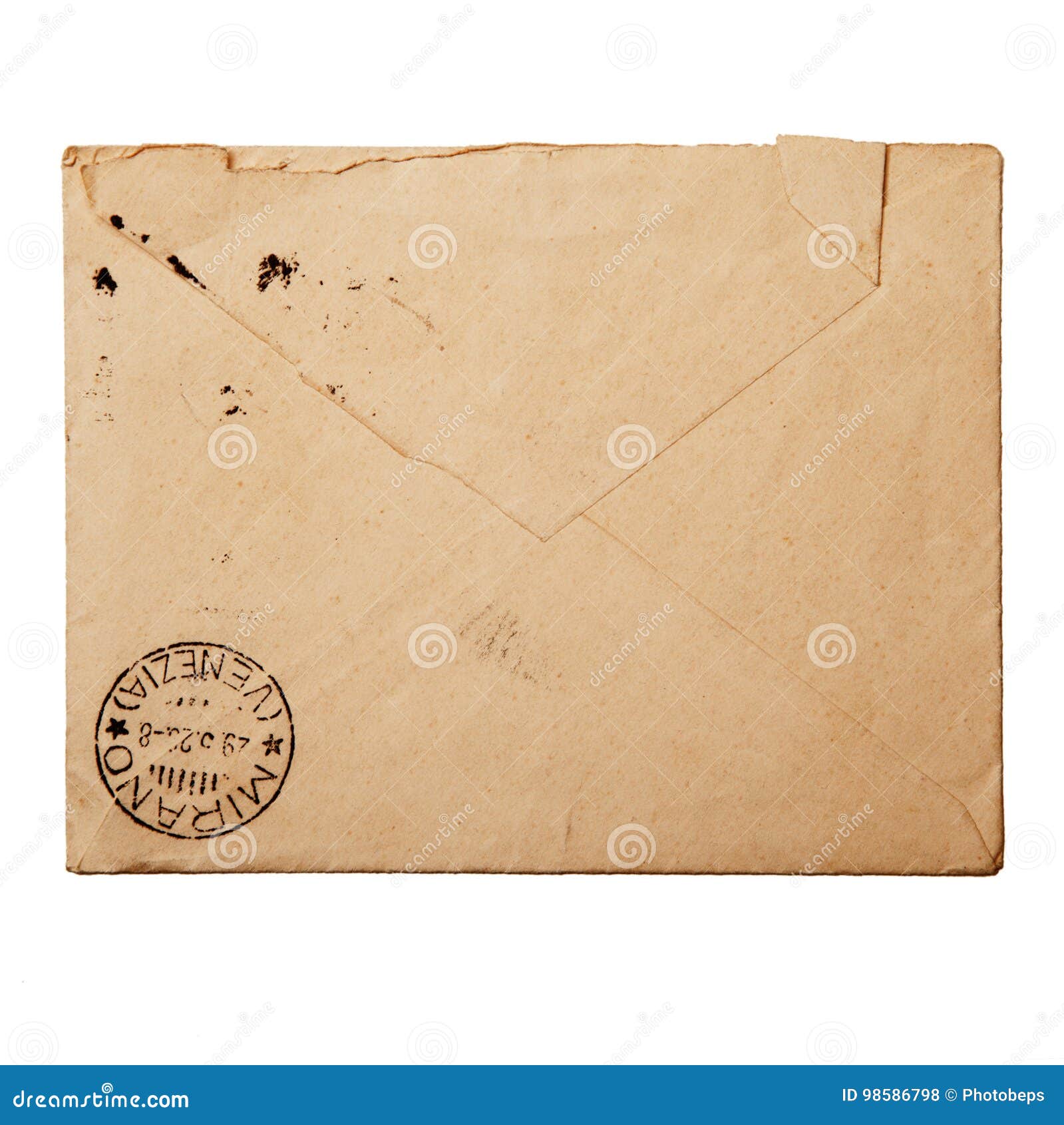 Vintage Packet for Correspondence Stock Photo - Image of concept ...
