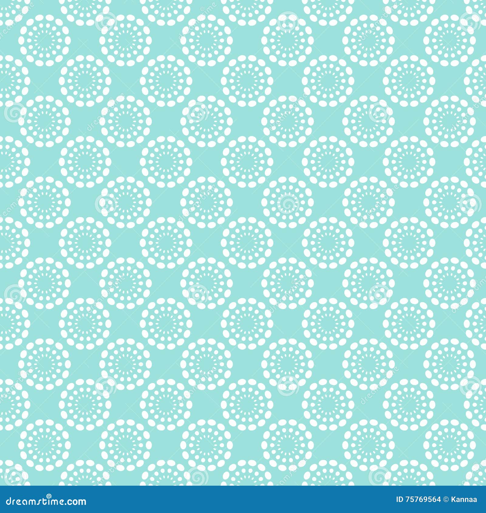 Vintage Pale Blue Seamless Pattern. Stock Vector - Illustration of ...