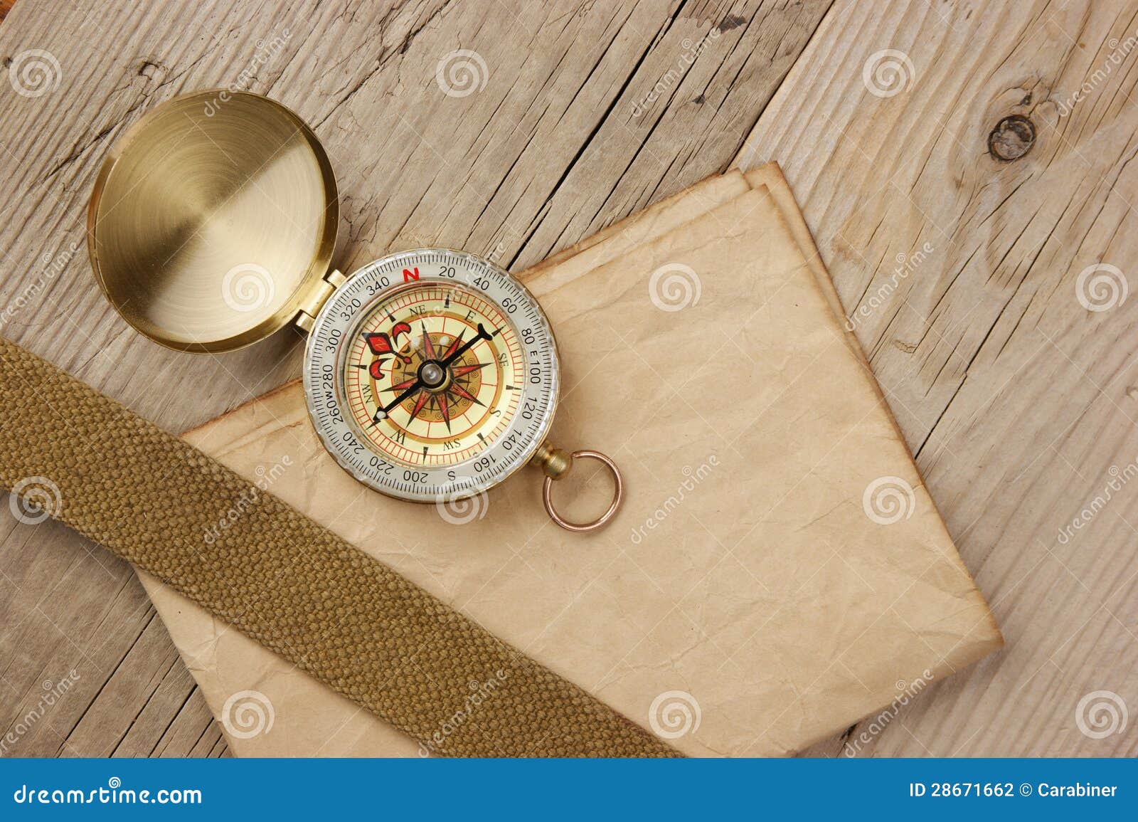 Vintage paper with compass stock photo. Image of brown - 28671662