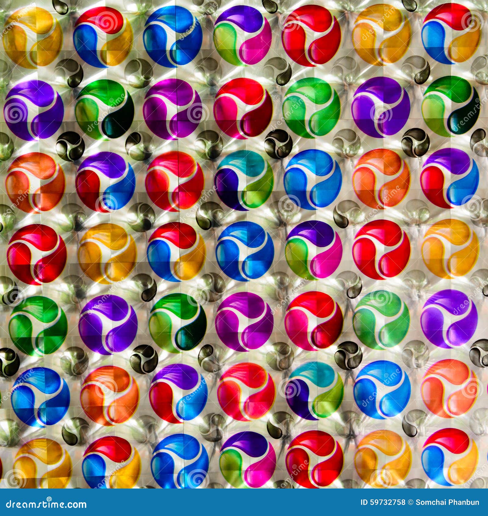 Vintage Paper Decorated with Circles Stock Photo - Image of circles ...