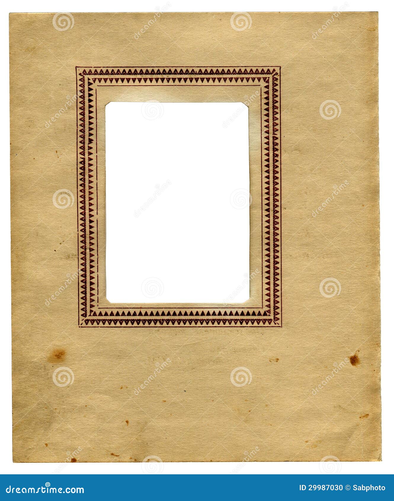 Vintage Paper with Frame stock photo. Image of ancient - 29987030