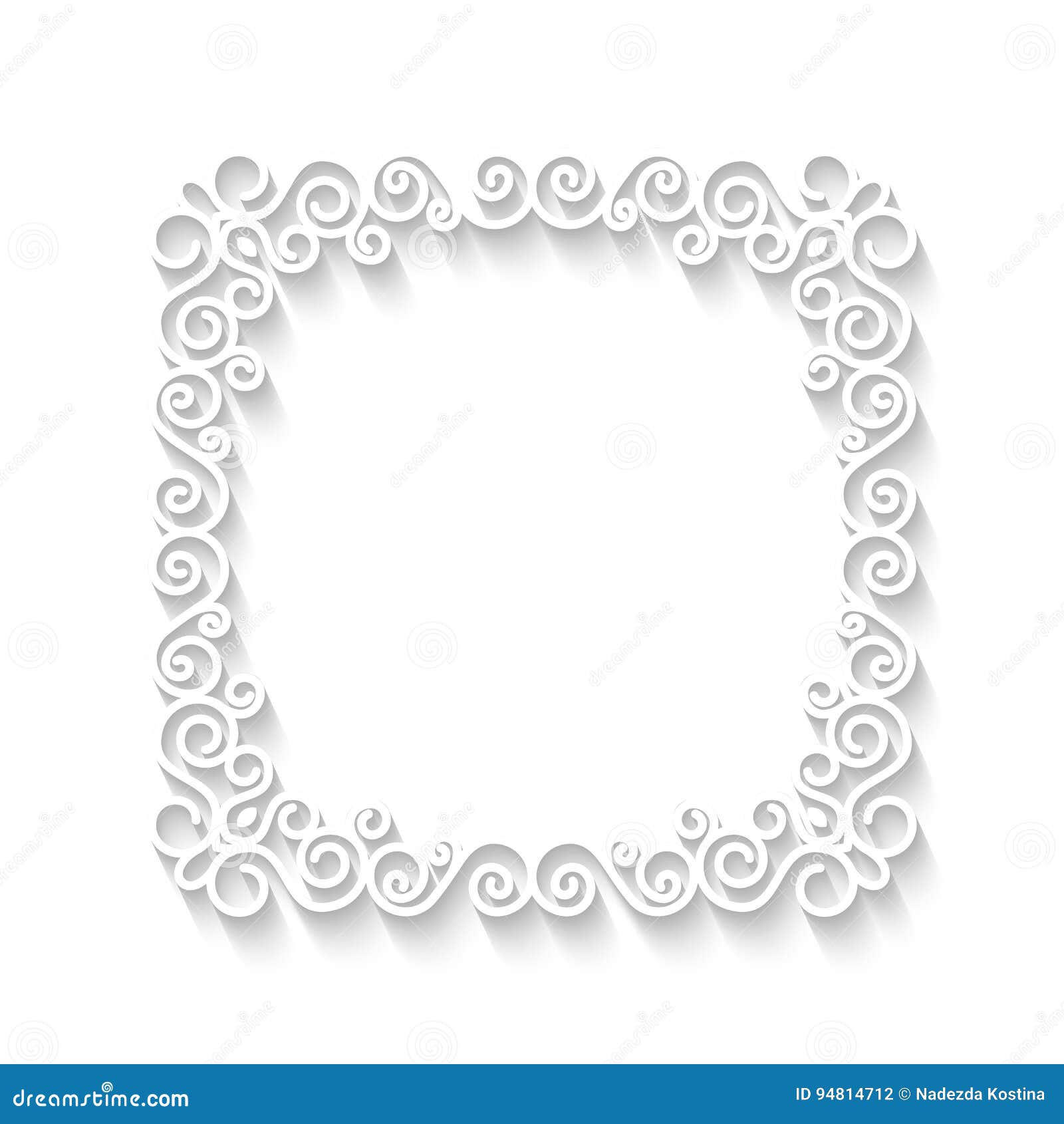 Vintage Paper Frame stock vector. Illustration of elegant - 94814712