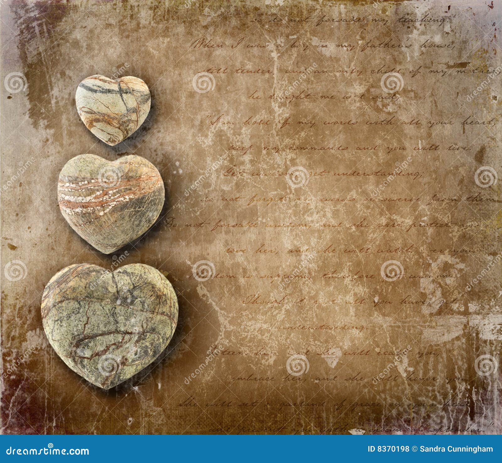 Vintage paper with hearts stock photo. Image of ancient - 8370198