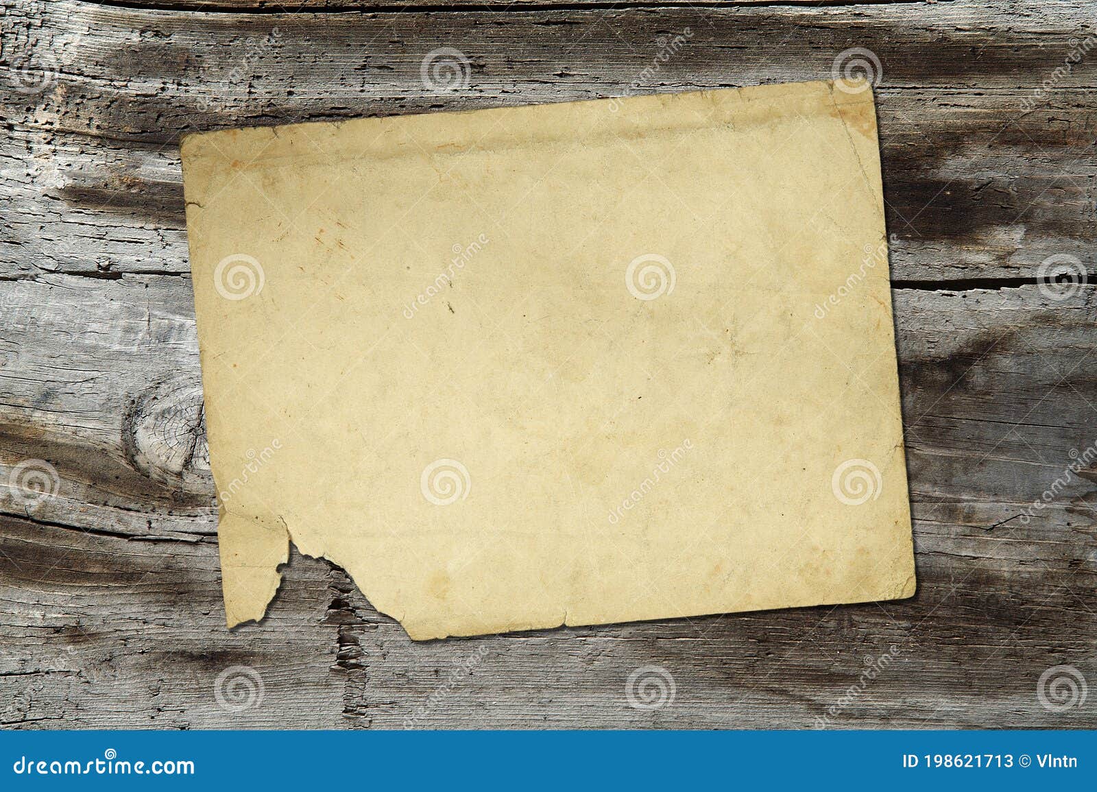 Vintage Paper on Wood Texture Stock Image - Image of closeup ...