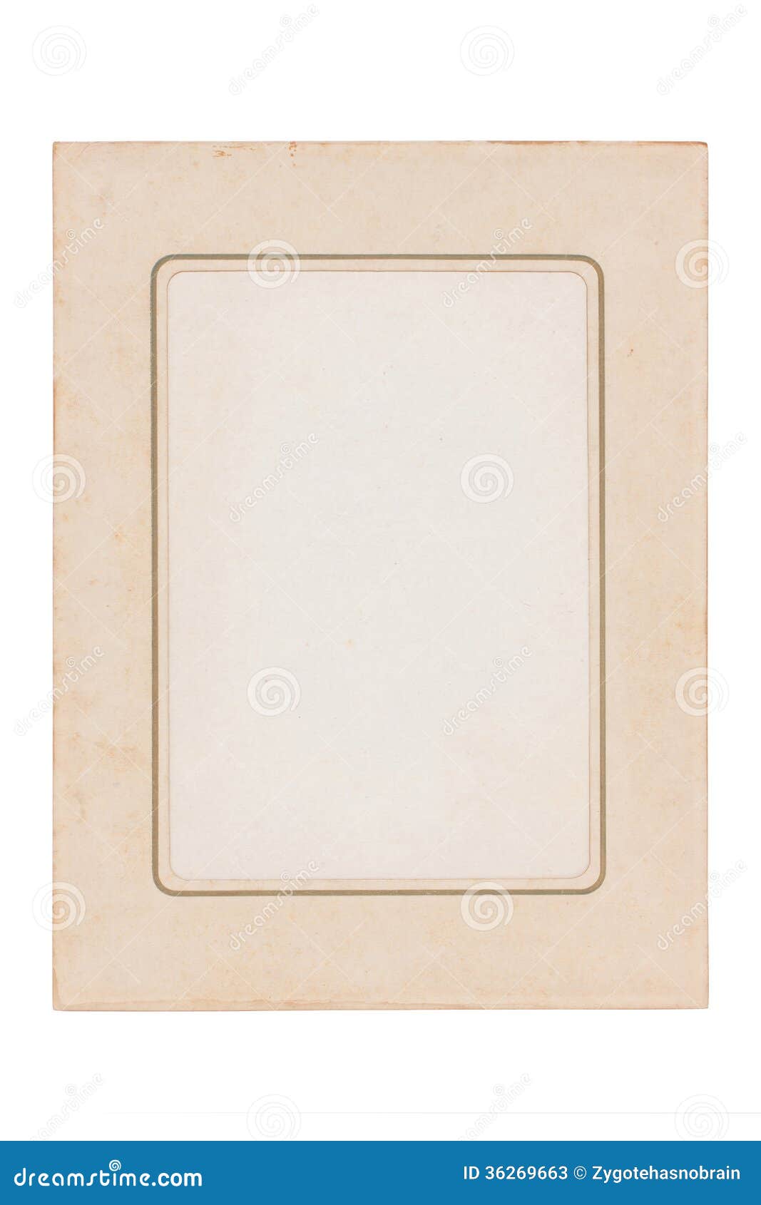 Vintage Paper Picture Frame. Stock Image - Image of camera, grunge ...