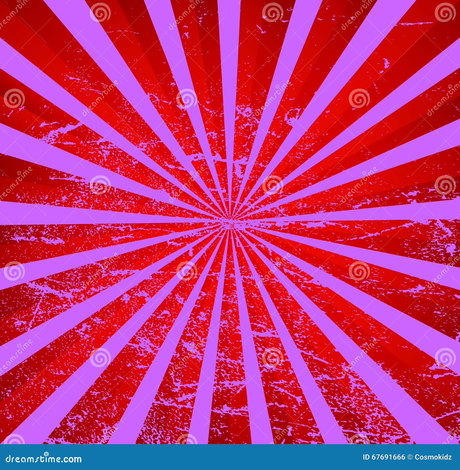 Vintage Paper, Retro Rays Background, Scratched Texture. Vector Layout ...