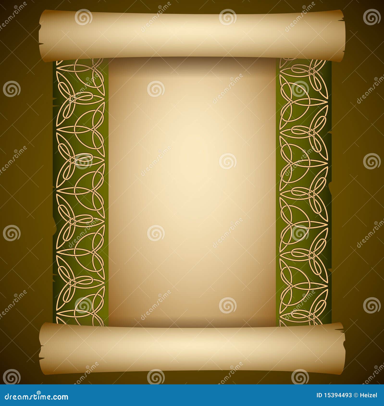 Celtic Scroll Work Clipart Designs