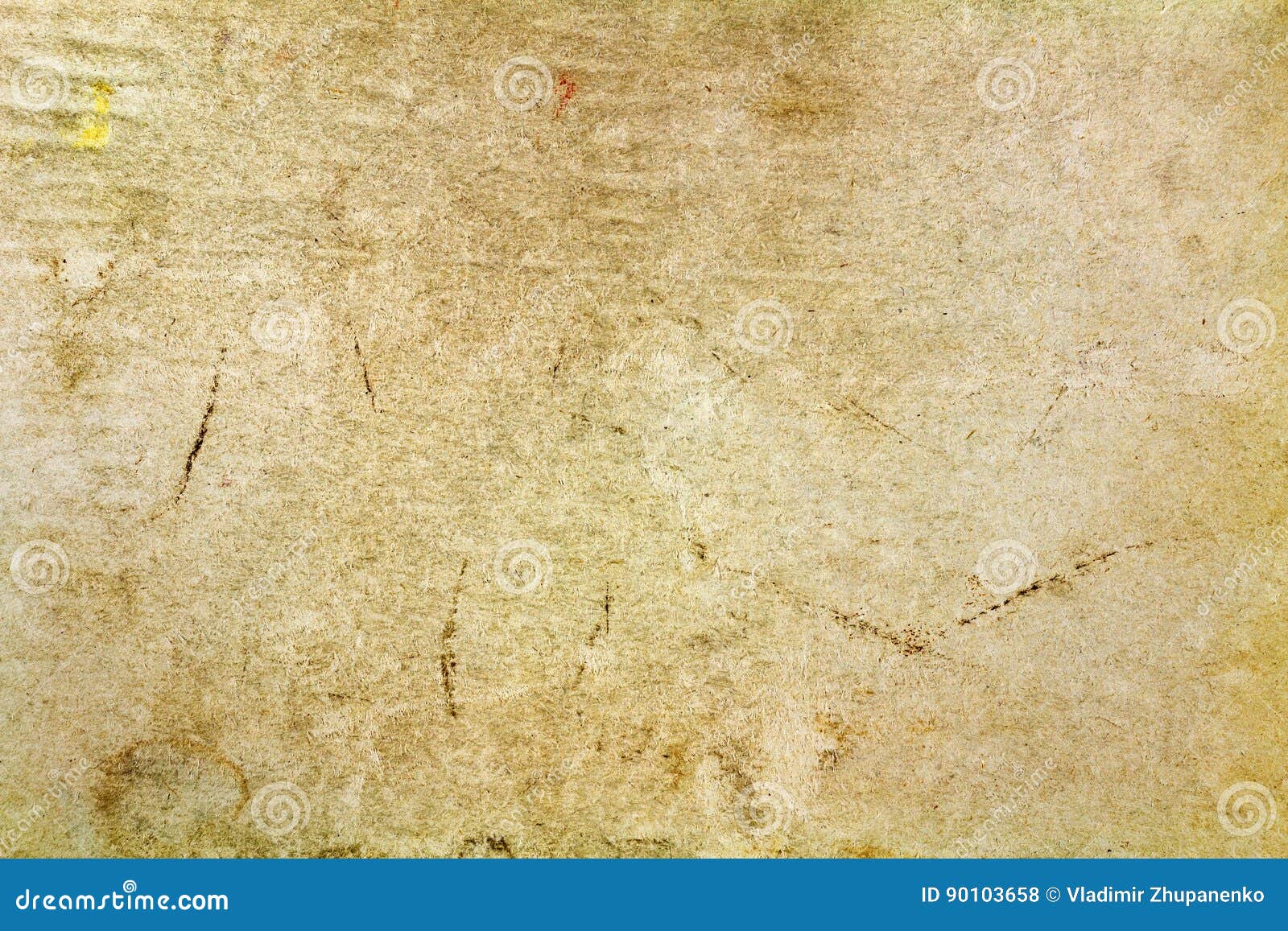 Vintage Paper Texture with Colored Spots and Folds on the Surface ...