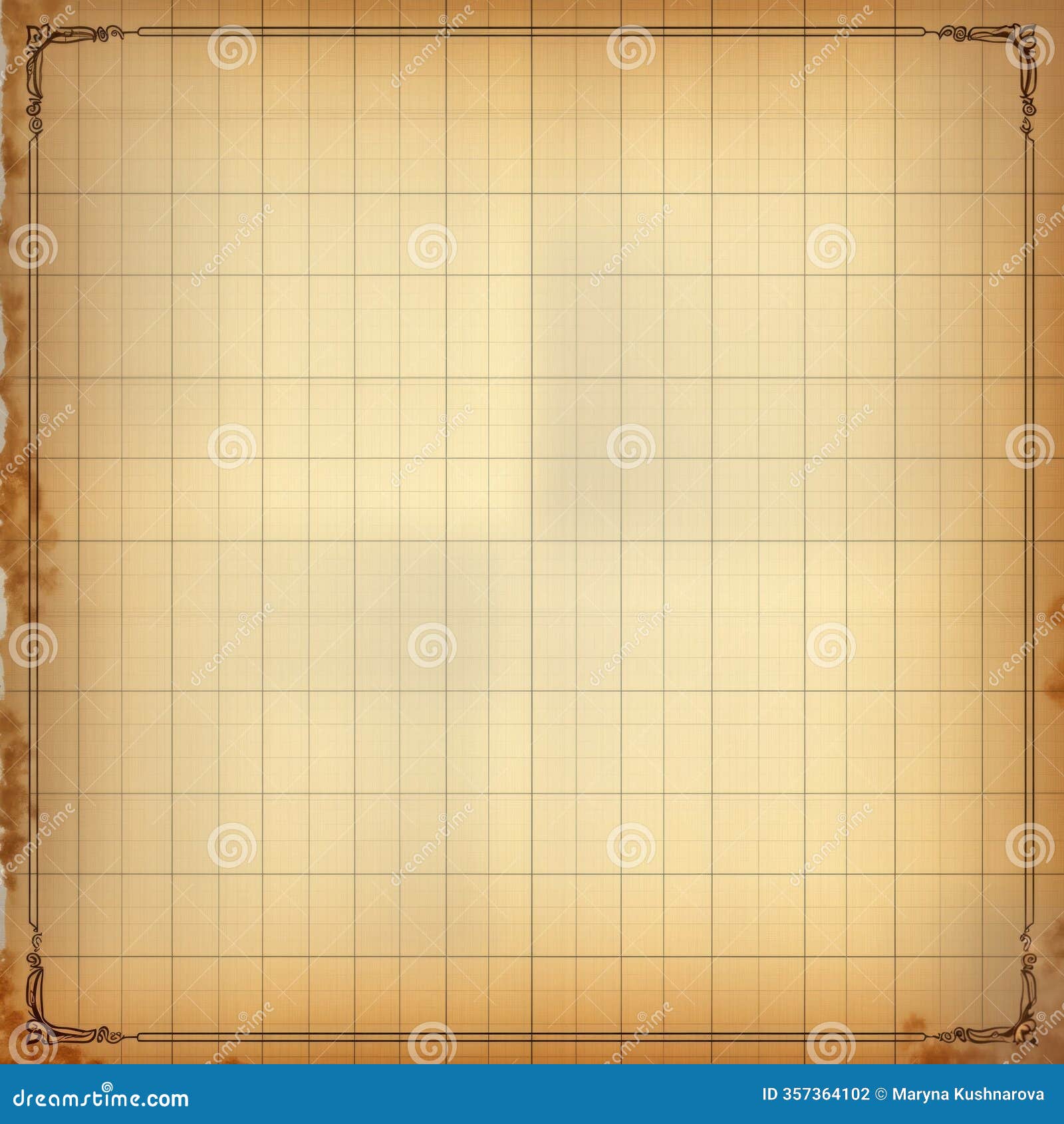 Vintage Paper Texture with Grid Lines. Old Paper Background with ...