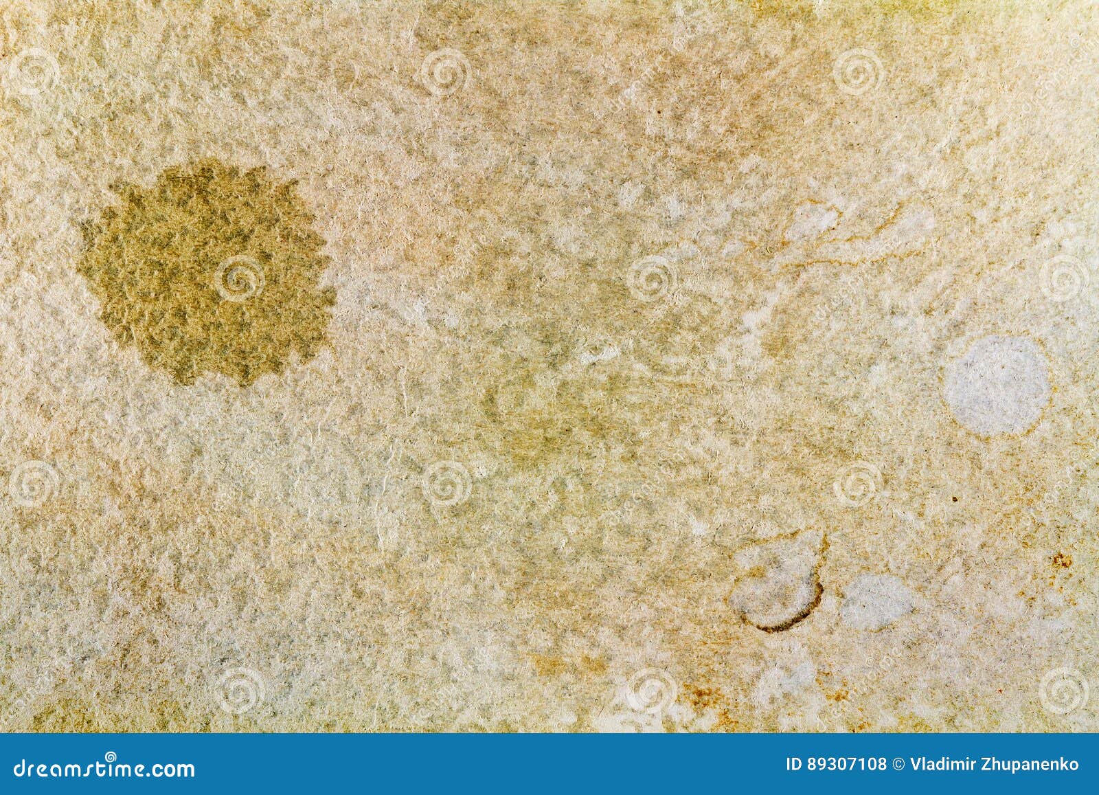 Vintage Paper Texture With Oil Stain. Abstract Background Stock Photo ...