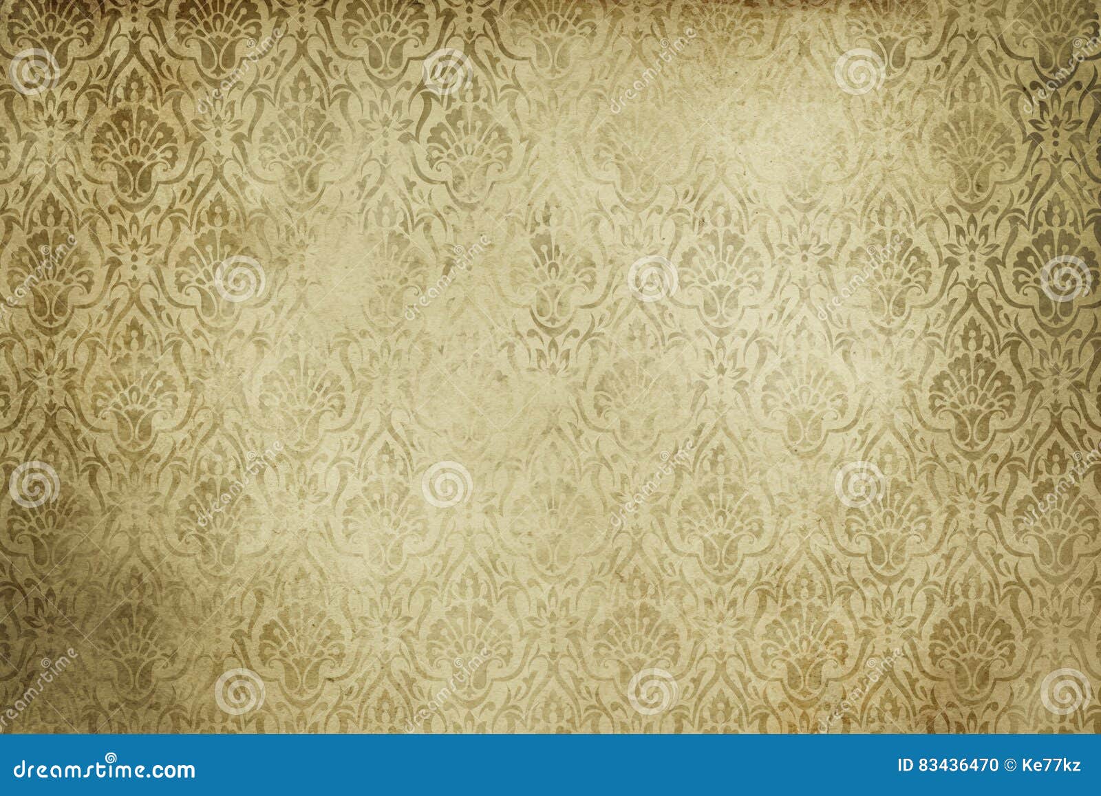 Old Paper With Old-fashioned Patterns. Royalty-Free Stock Image ...