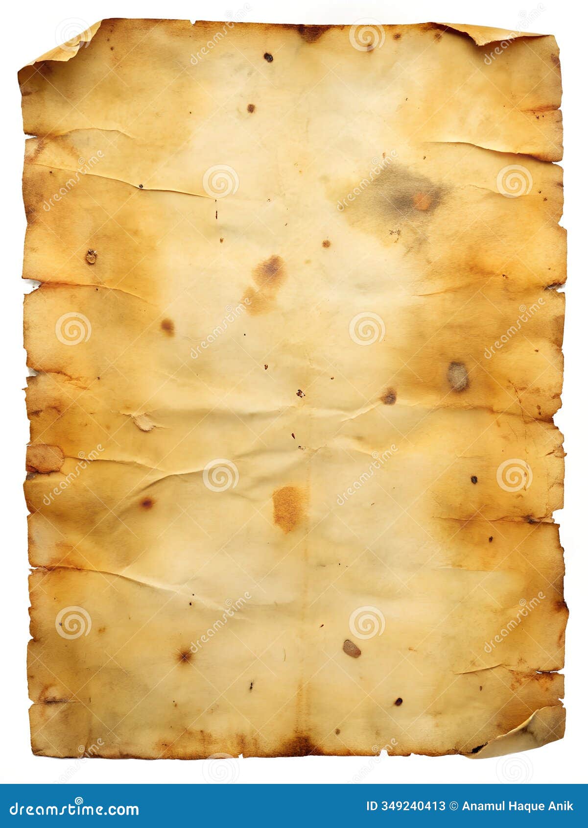 Vintage Parchment Paper with Age Spots Stock Illustration ...