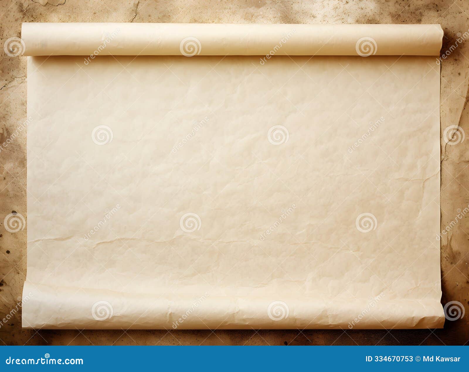 Vintage Parchment Scroll Background Texture Stock Illustration ...