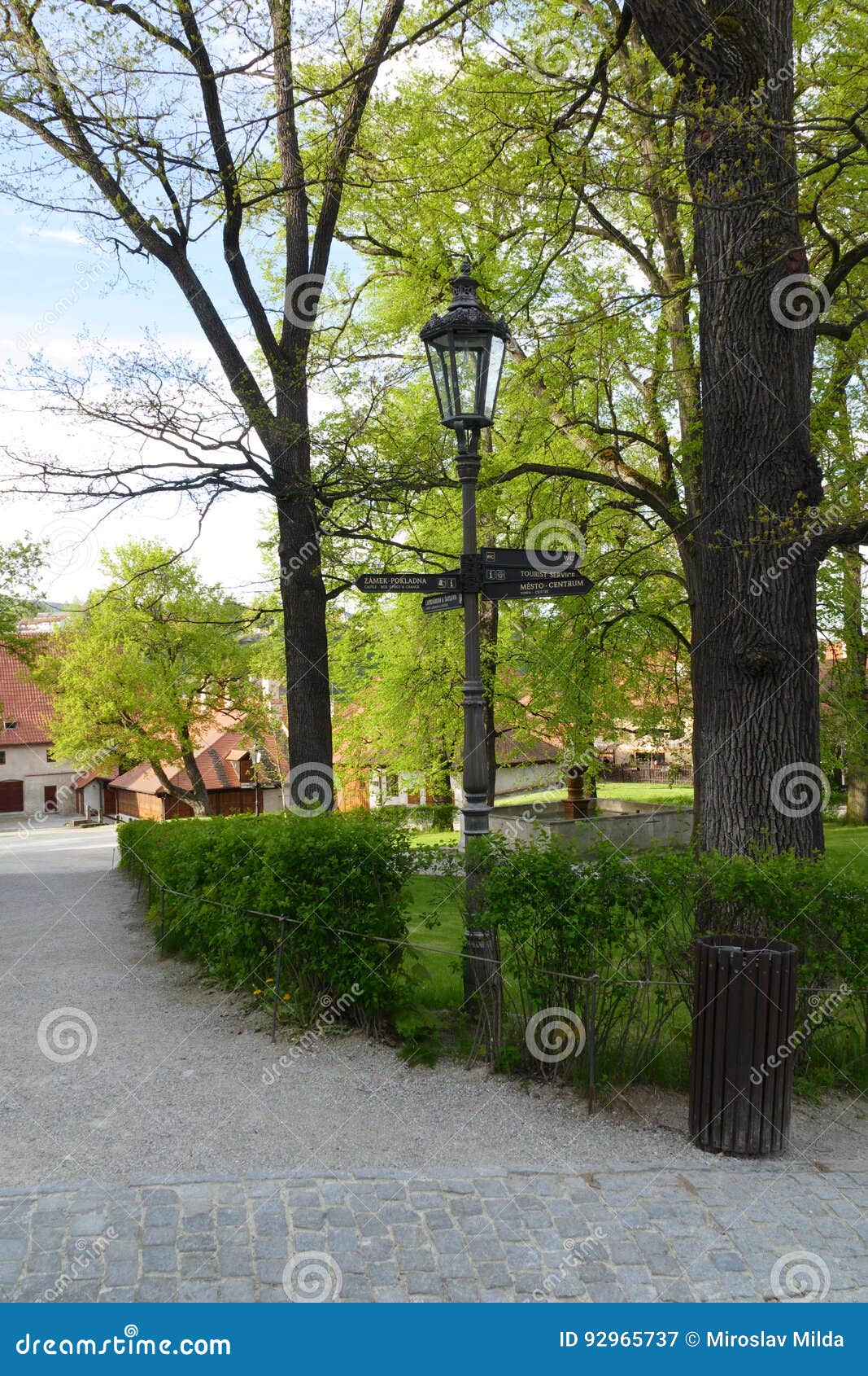 Vintage park lamp stock image. Image of decorative, vintage - 92965737