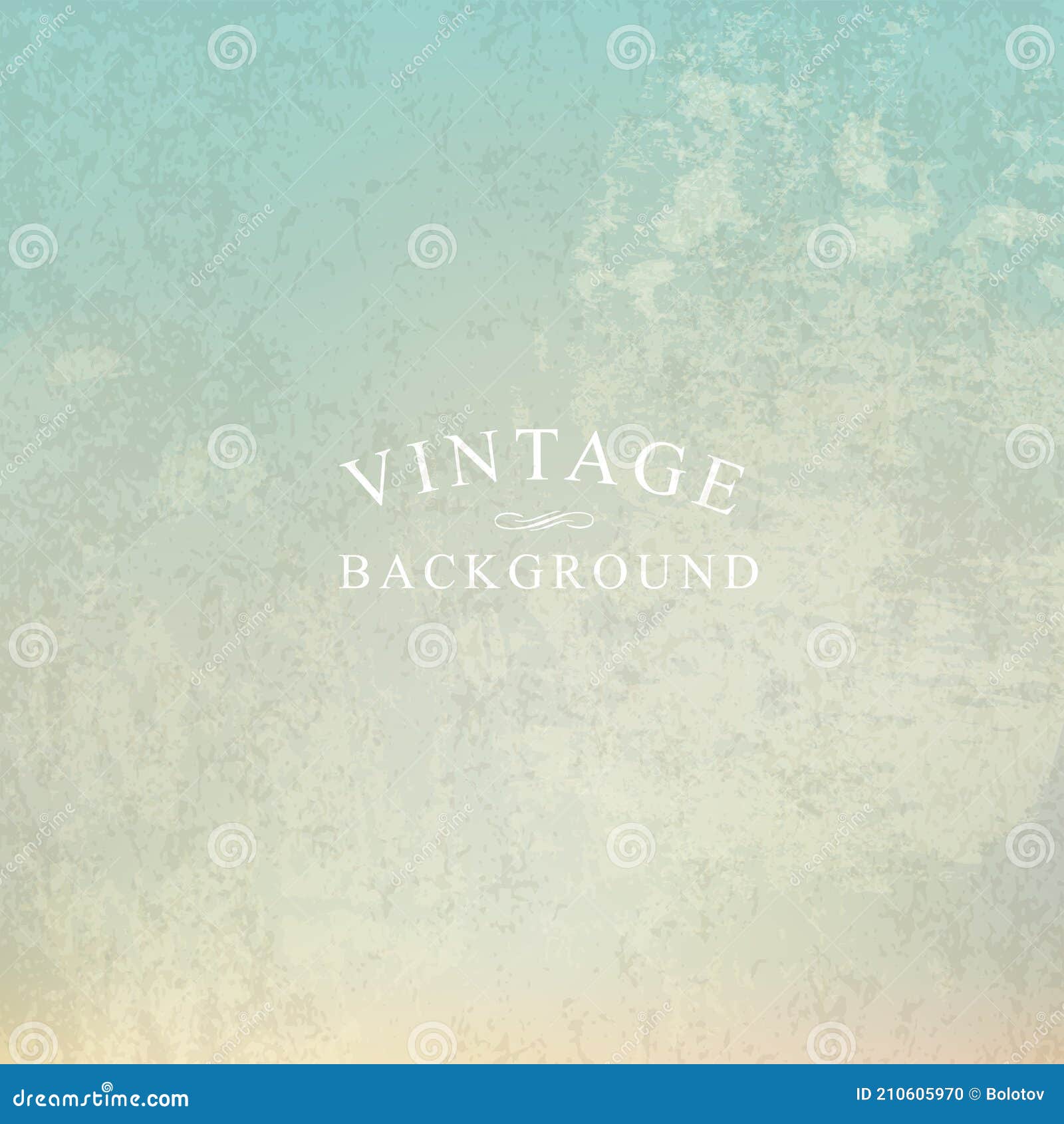 Vintage Pastel Background with Sample Text Template Stock Vector ...