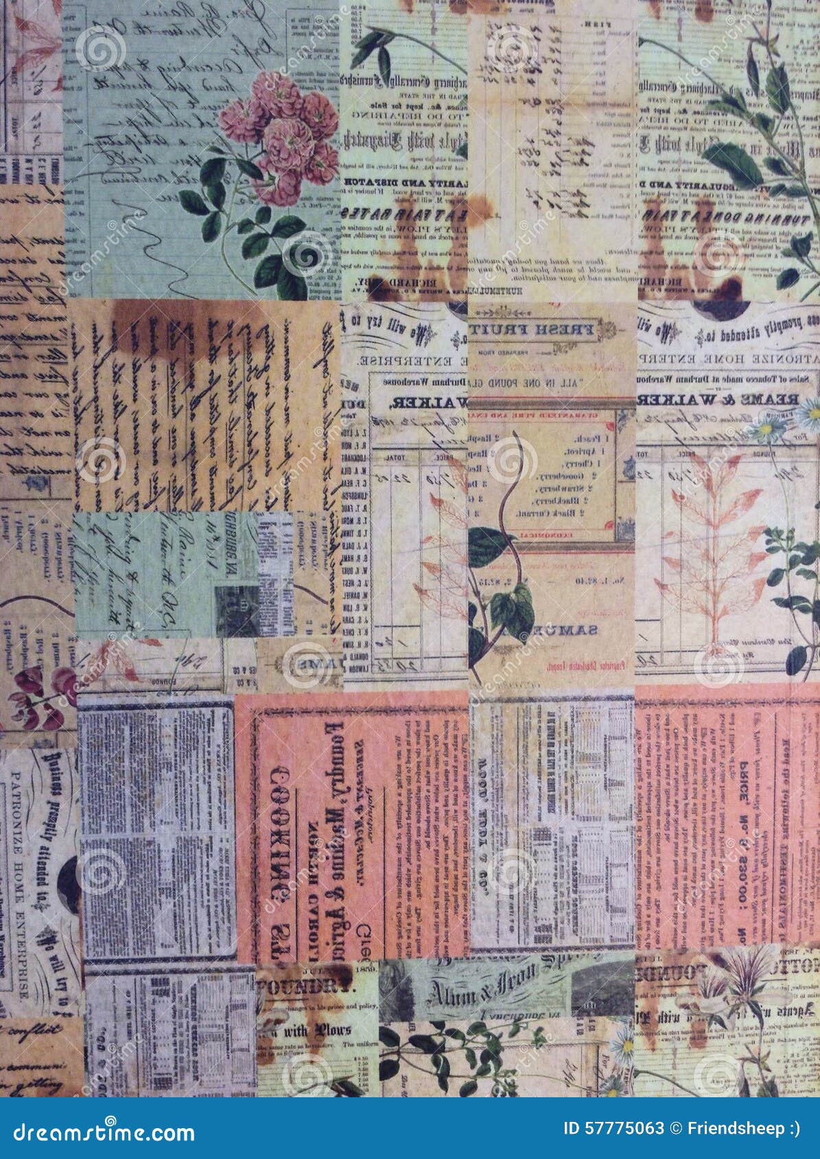 Vintage Pattern Paper text editorial stock photo. Image of pattern ...