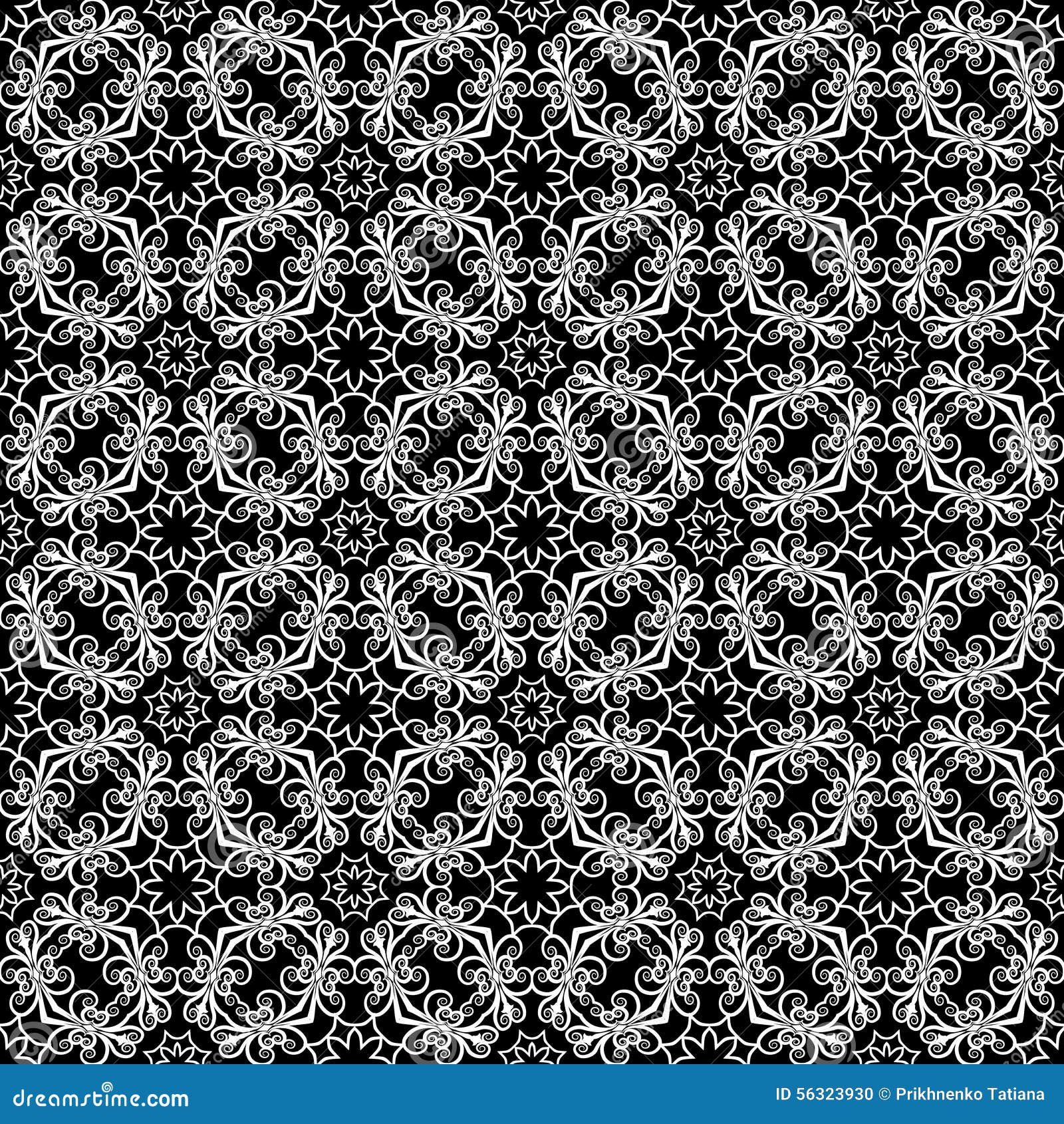 Vintage pattern stock vector. Illustration of decorative - 56323930