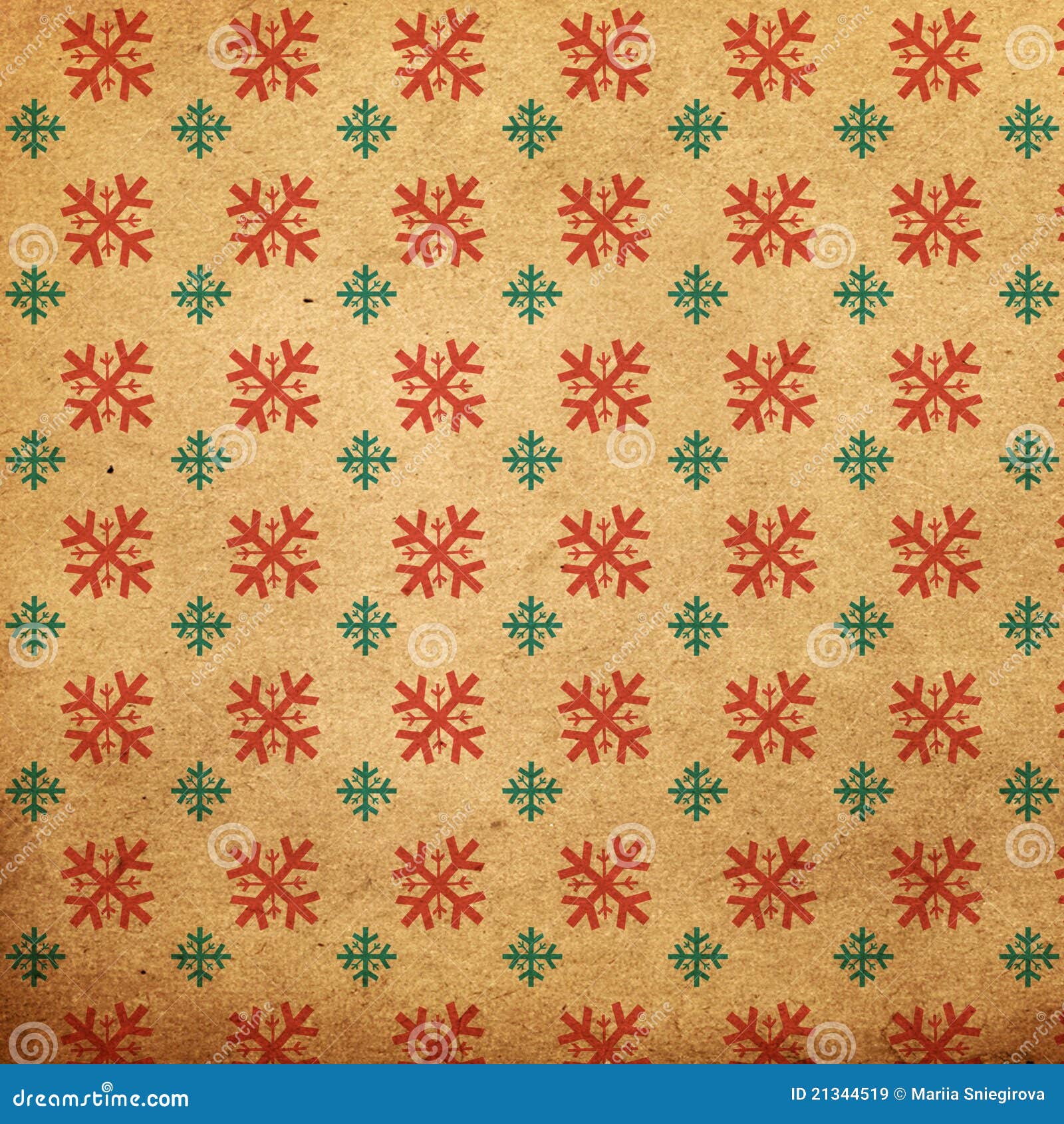 Vintage Pattern with Snowflake Stock Illustration - Illustration of ...